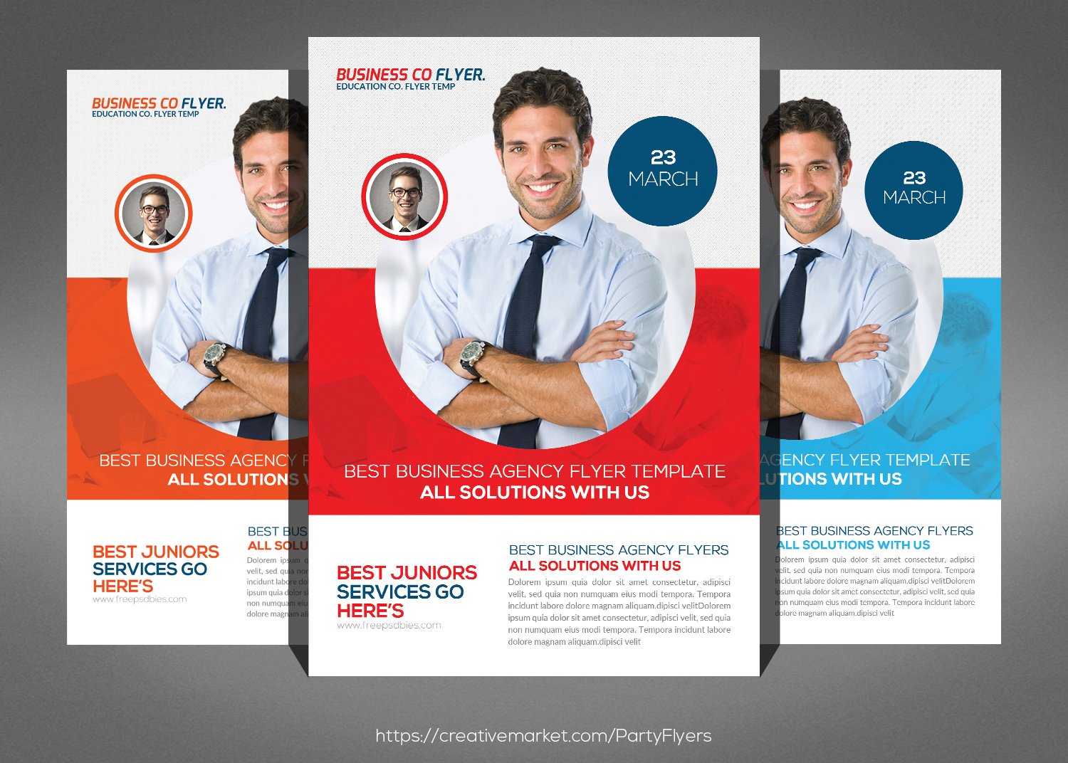 Agency Flyer (57300) | Flyers | Design Bundles