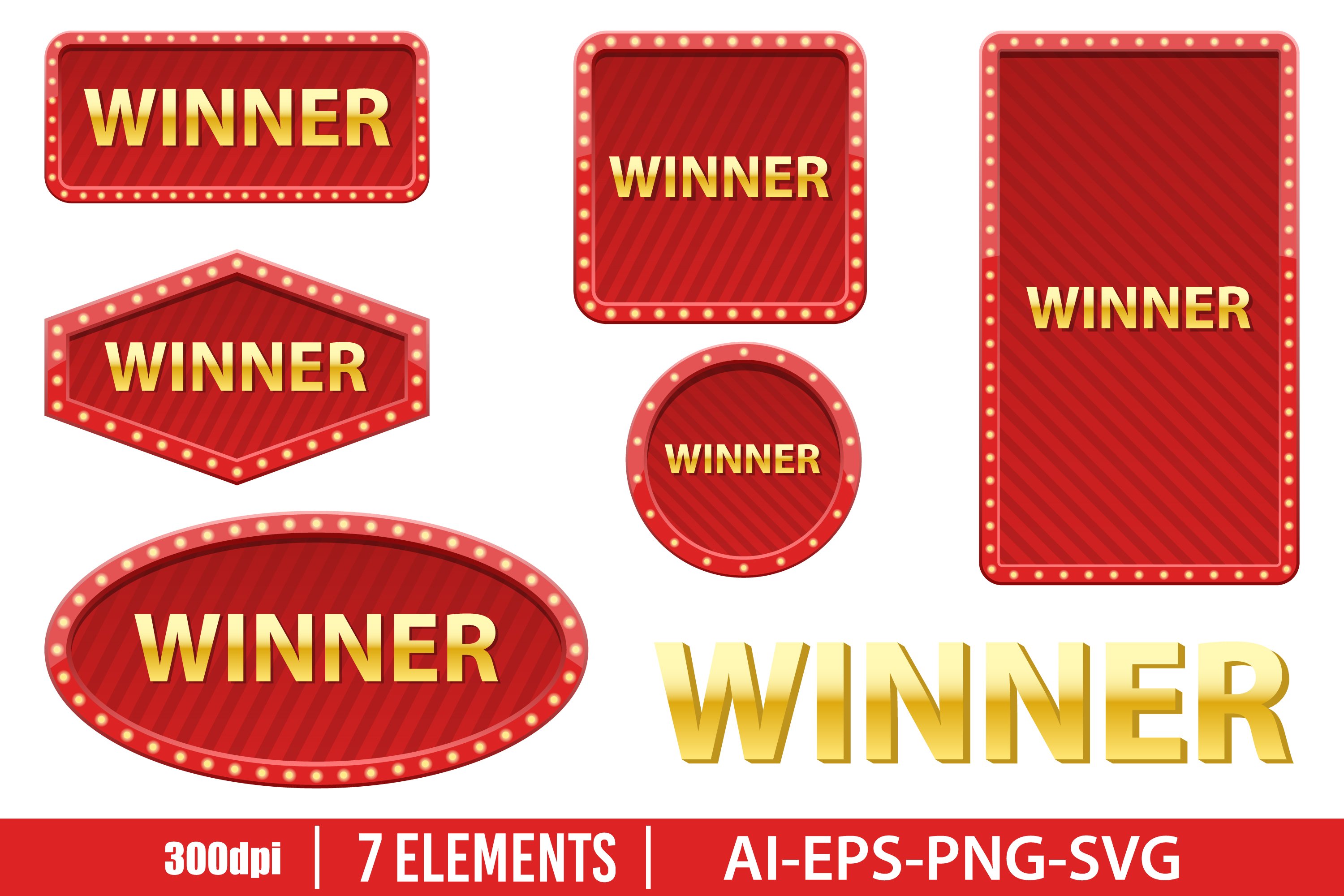 Winner sign clipart vector design illustration (1269874 ...