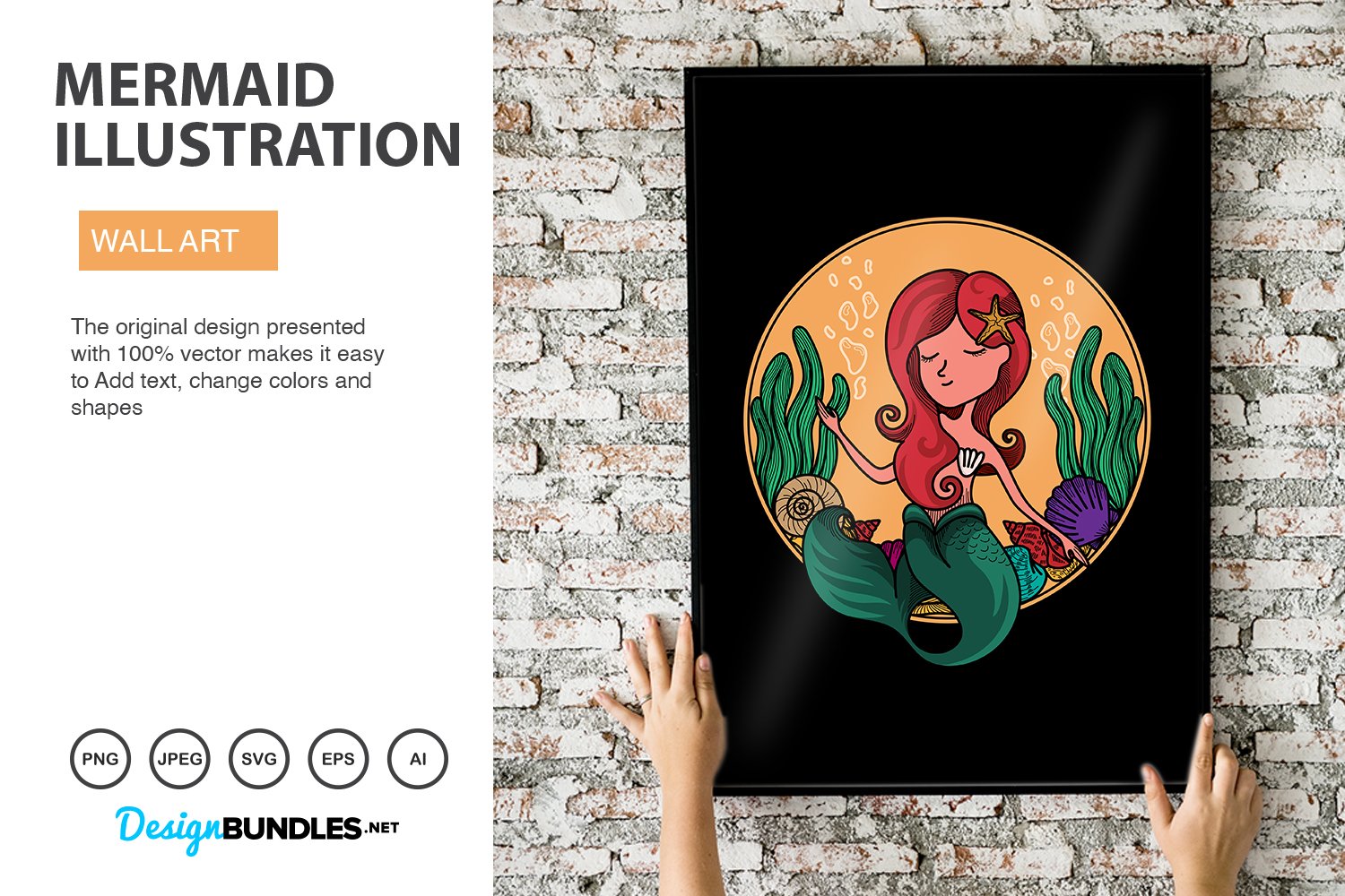 Mermaid Vector Illustration