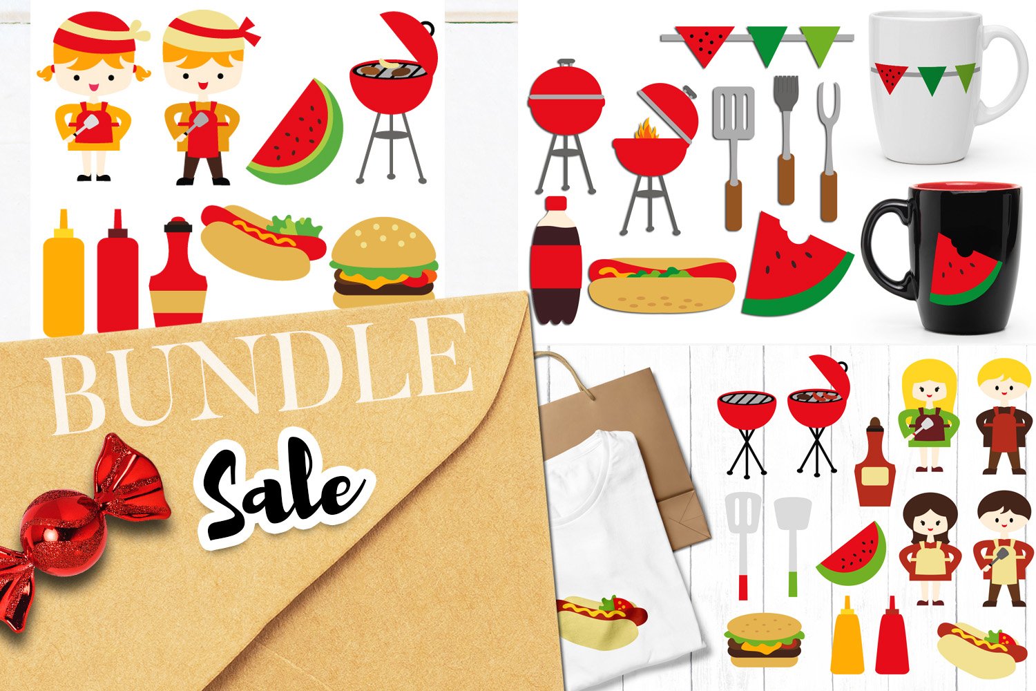 Free Summer Cookout Clipart