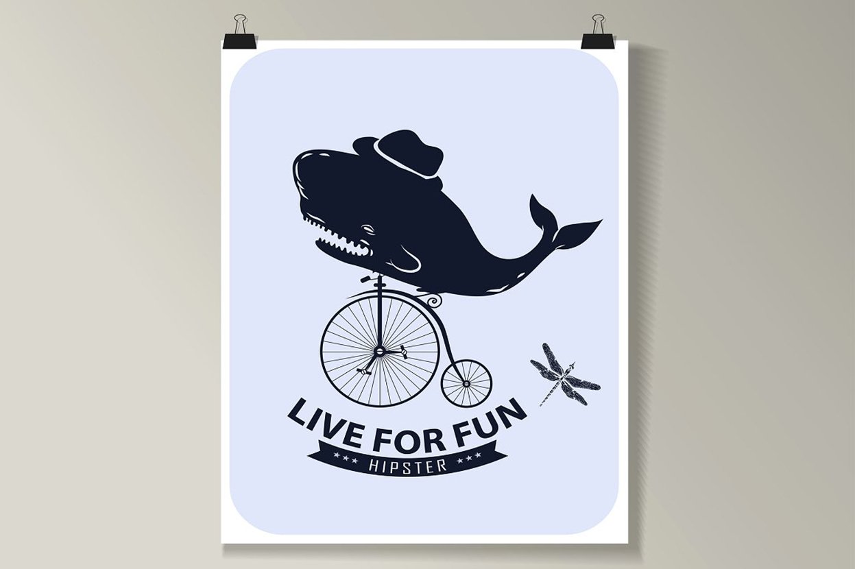 Funny Quote posters (805013) | Backgrounds | Design Bundles