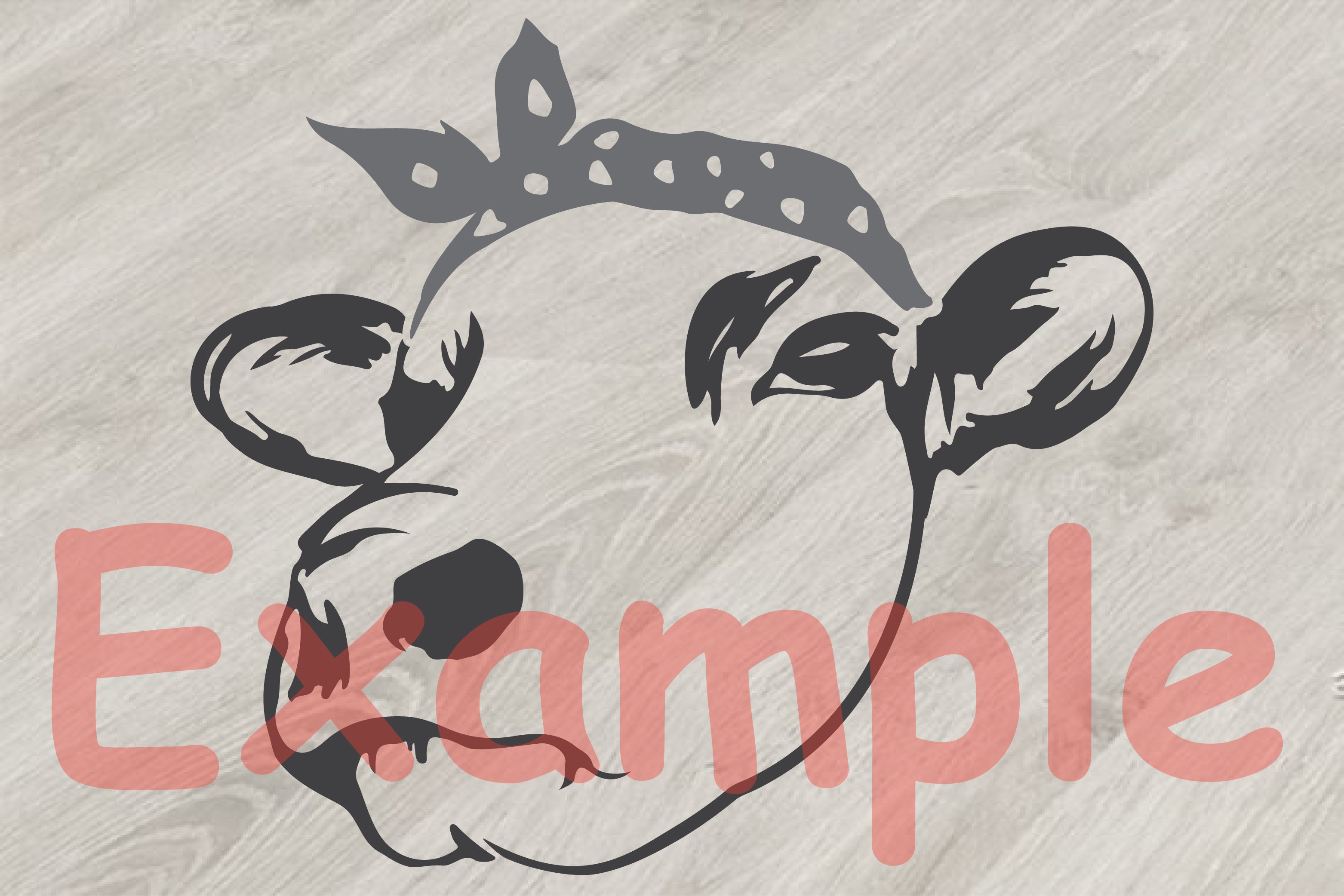 Cow Head whit Bandana SVG, cowboy western Farm Milk 778S (83649) | SVGs ...