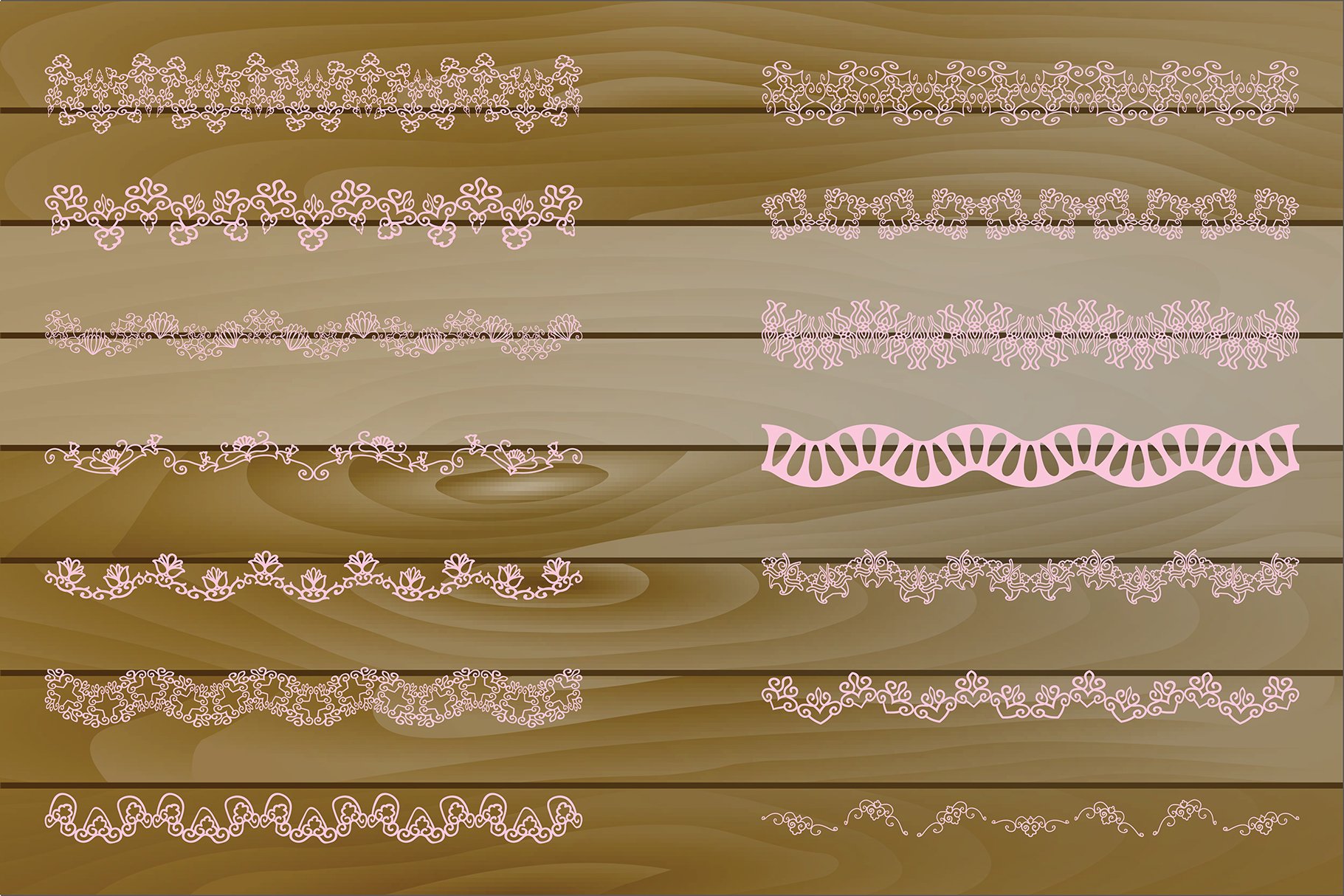 Light pink Lace Borders Clipart & Vectors - Light pink Lace (146396 ...