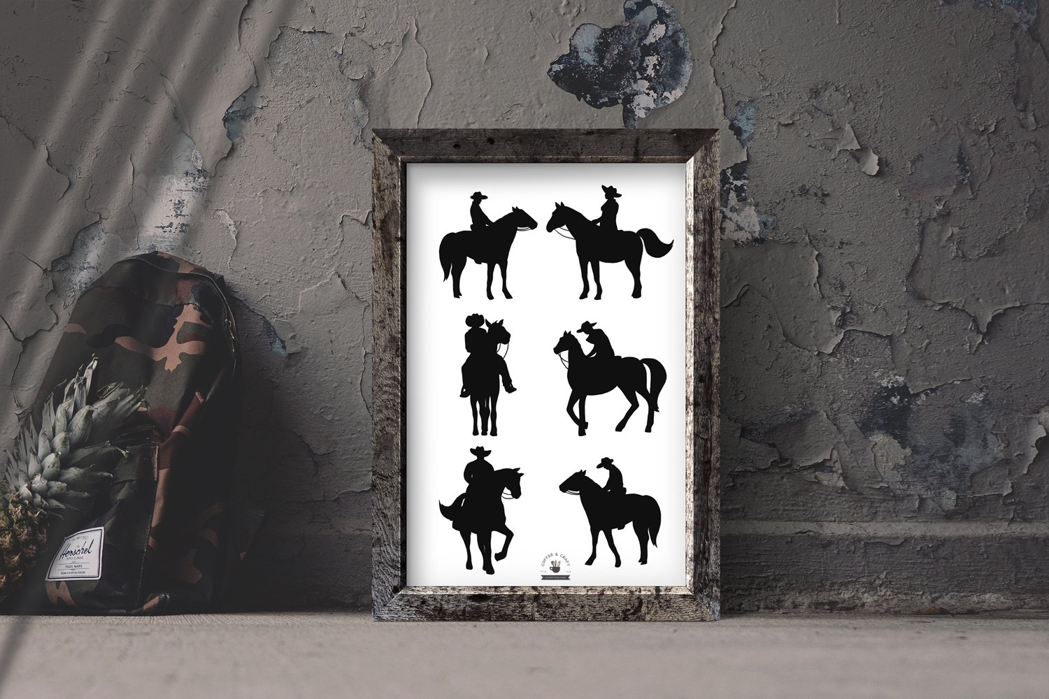 Cowboy Western Silhouettes