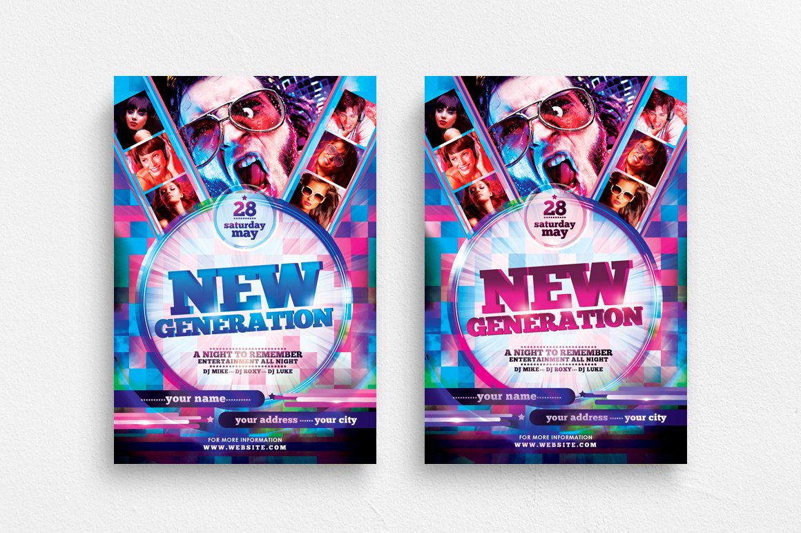 New Generation Flyer Template (211980) | Flyers | Design Bundles