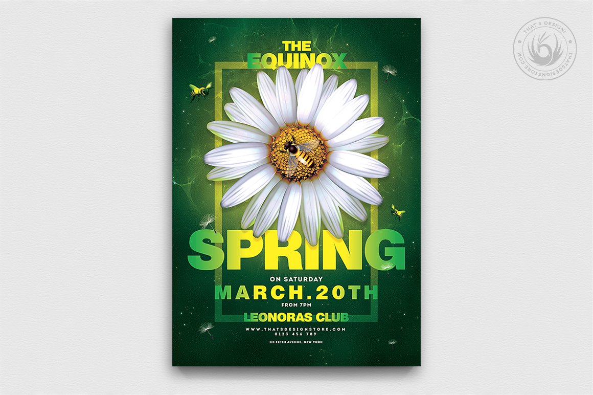 Spring Day Flyer Template V3 (189783) | Flyers | Design Bundles