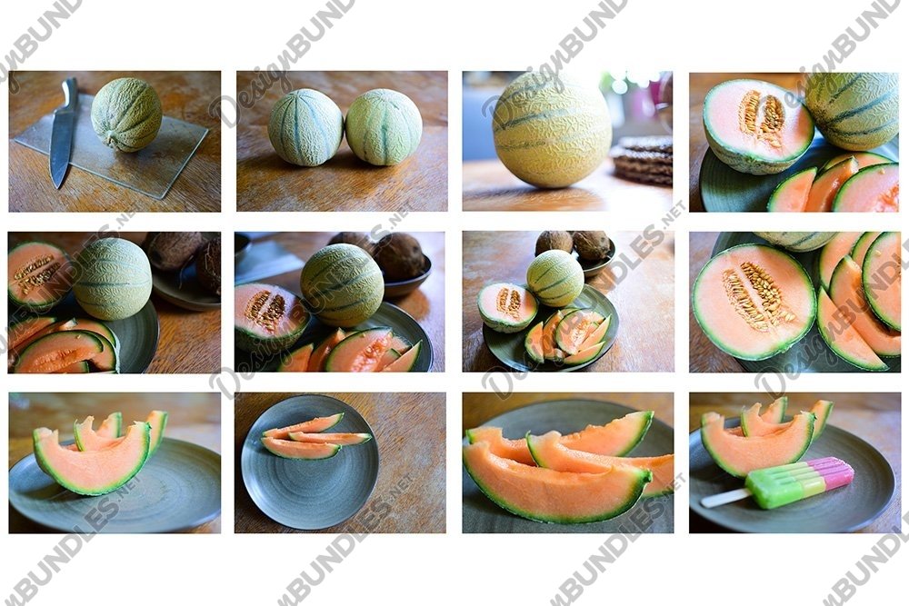 12 photos of melon (857106) | Food and Drink | Design Bundles