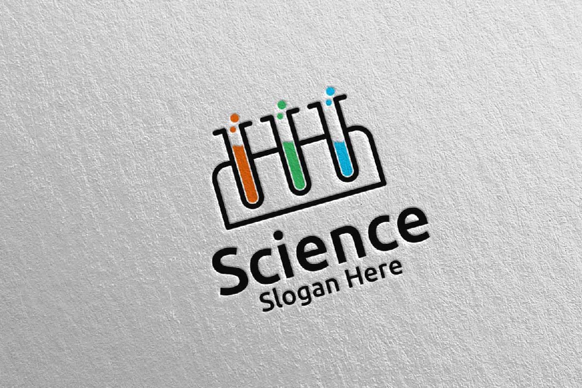 Science and Research Lab Logo Design 37 (563376) | Logos | Design Bundles