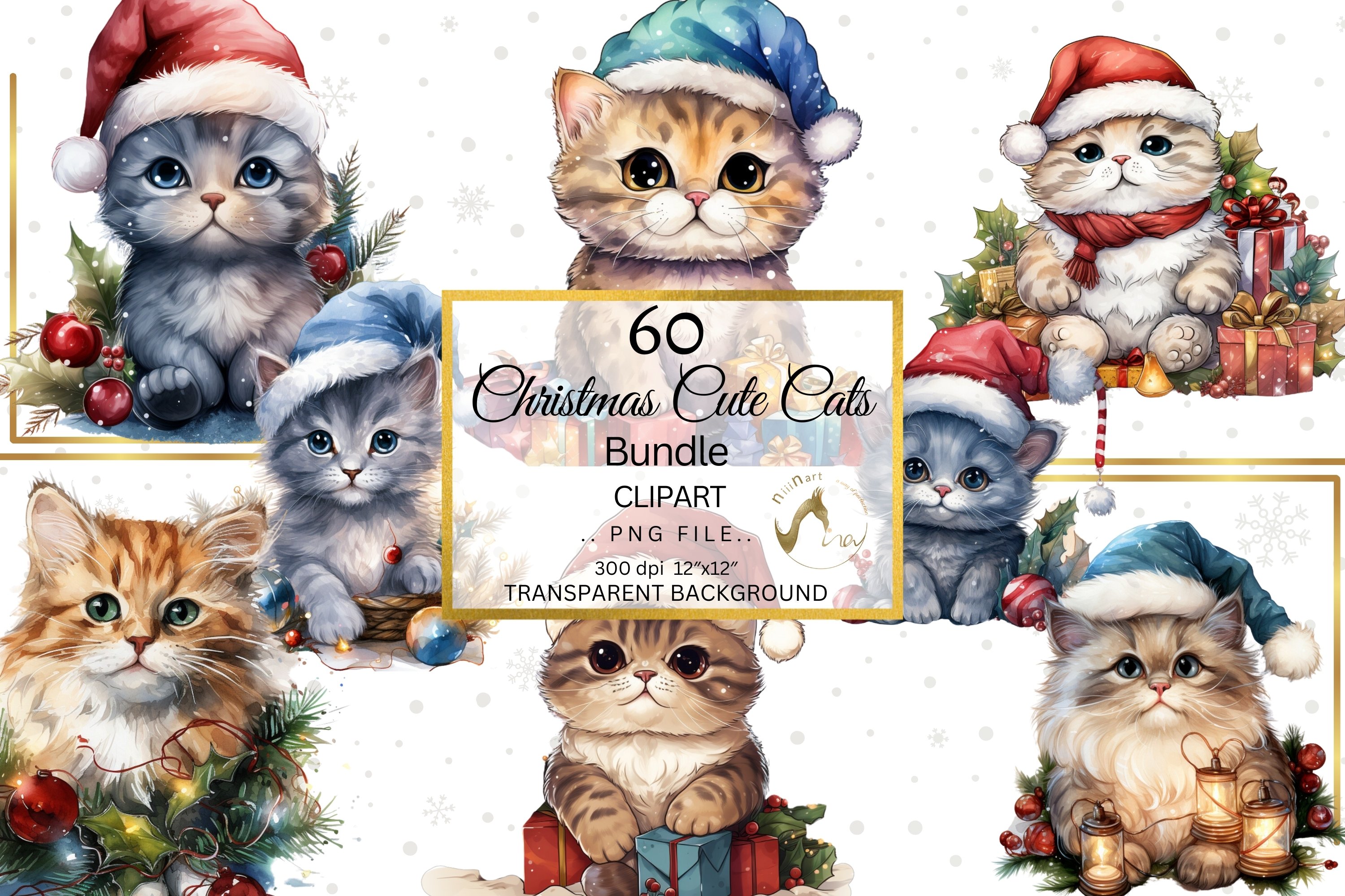 Cute Christmas Cats