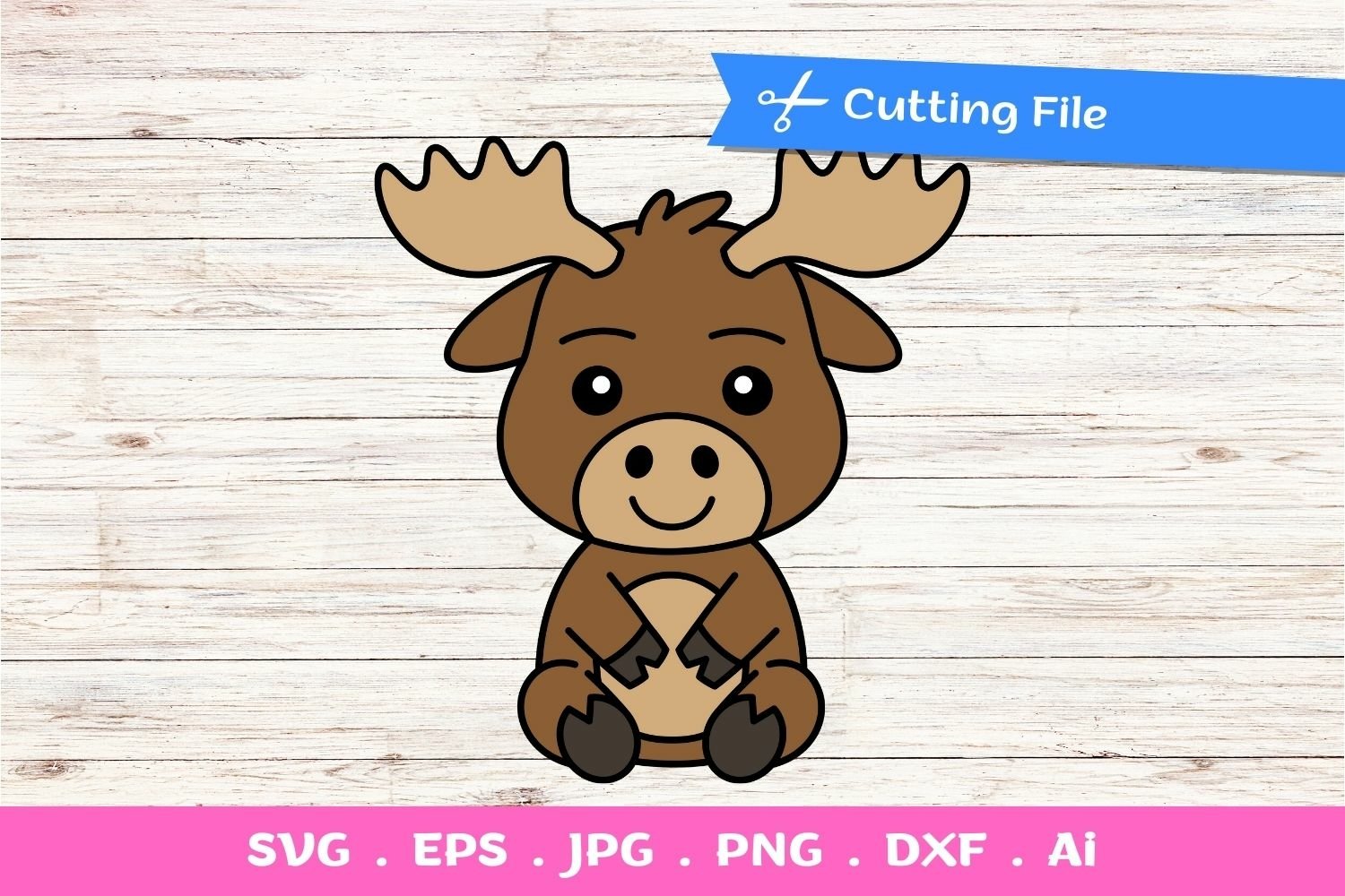 Baby Moose Clipart