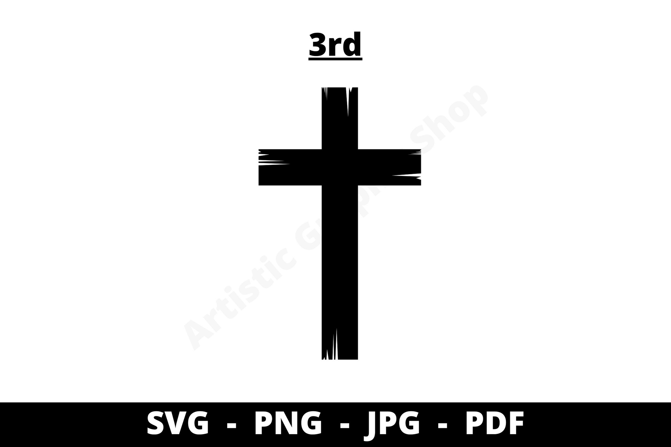 Simple Black Cross Png