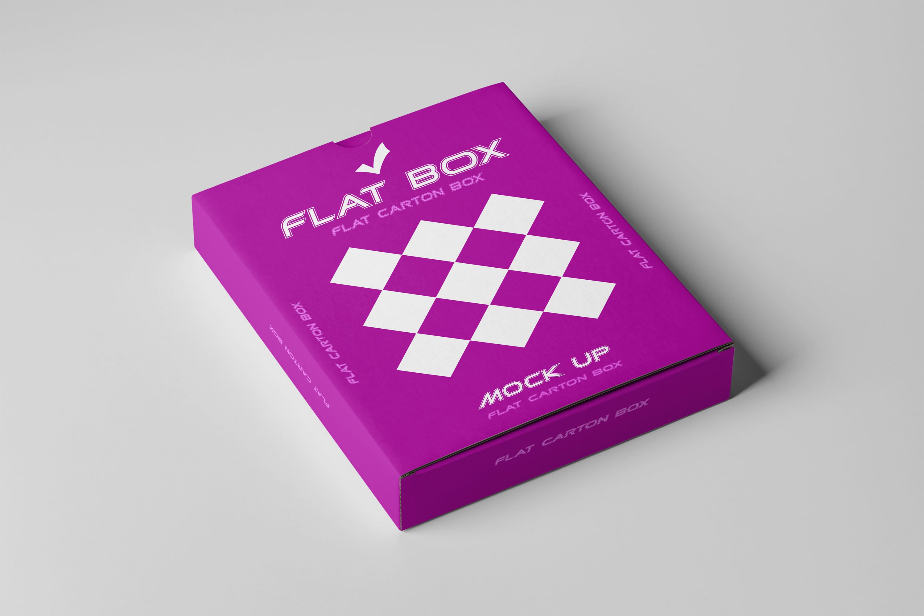 Flat Box Mockup (242026) | Mockups | Design Bundles
