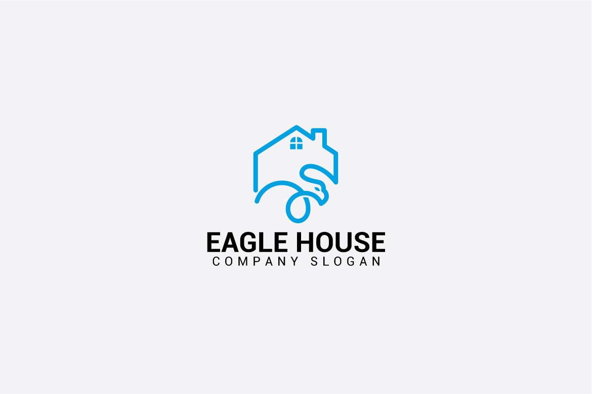 EAGLE HOUSE LOGO (301667) | Logos | Design Bundles