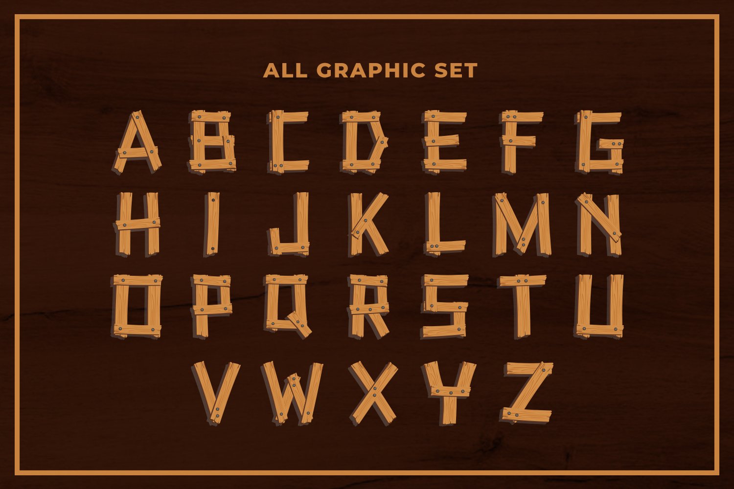 Wood Alphabet
