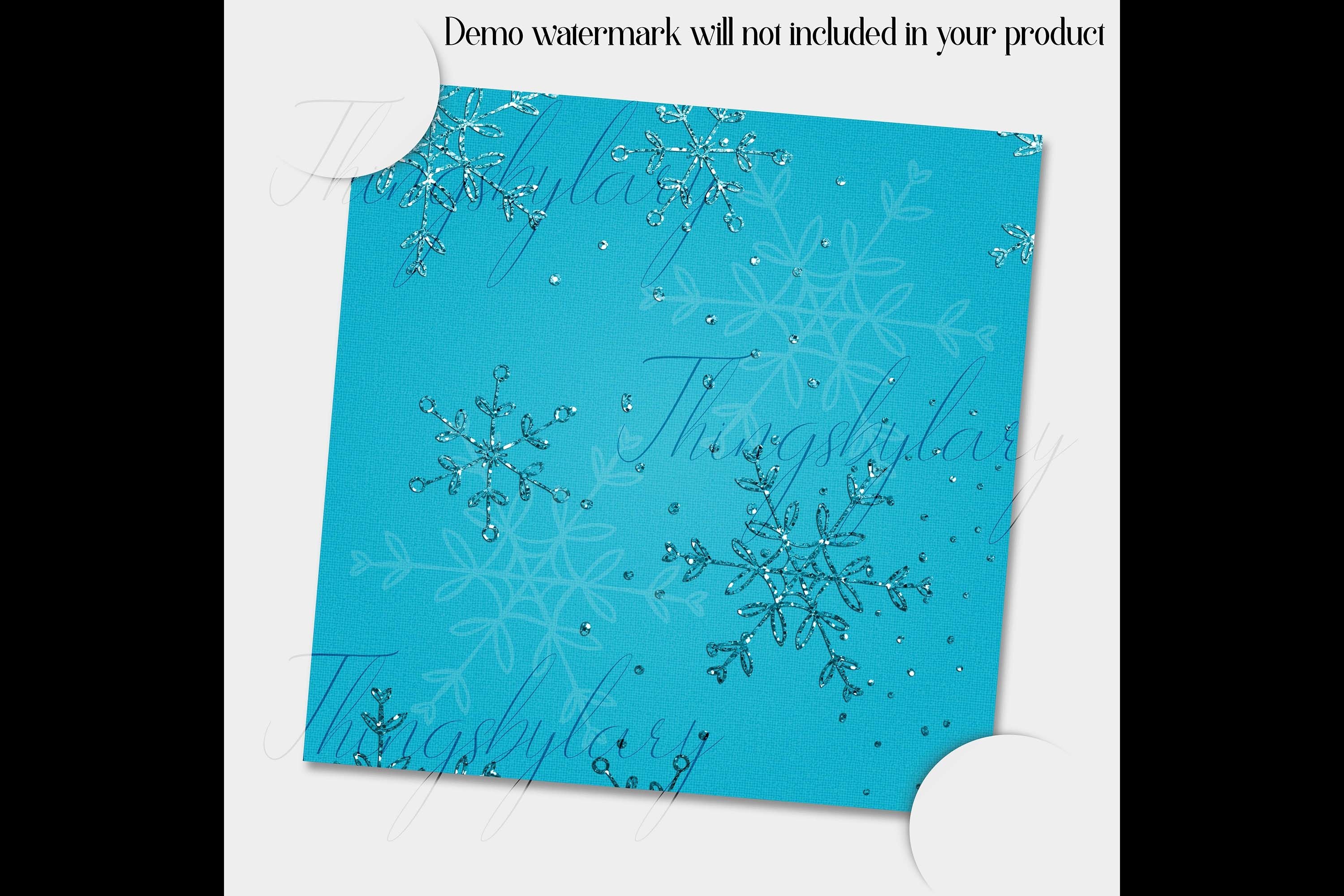 16 Blue Glitter Christmas Printable Digital Papers 12 inch (153040 ...