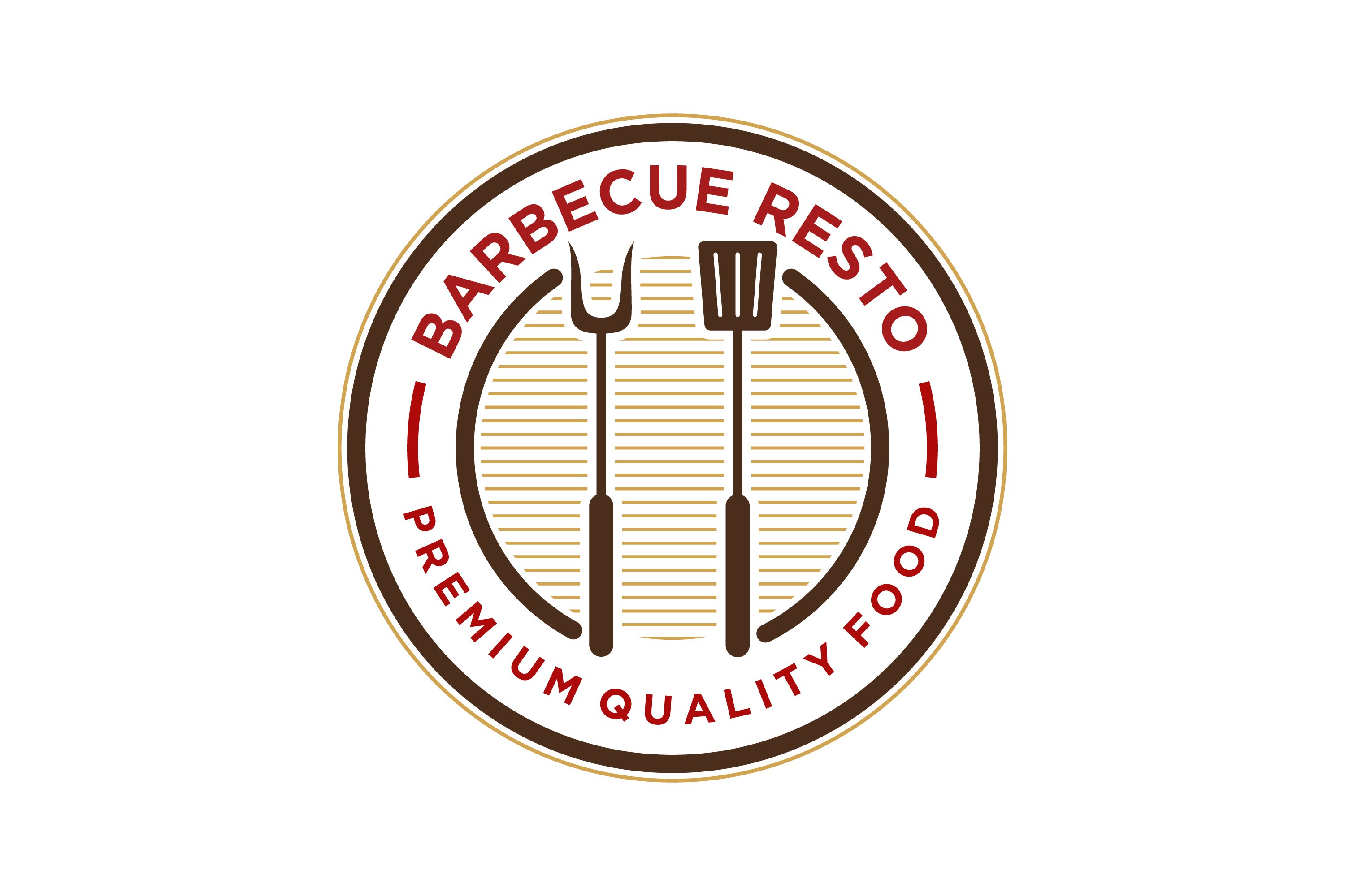 Barbecue bbq grill restaurant food drink logo design - barbe (993719 ...