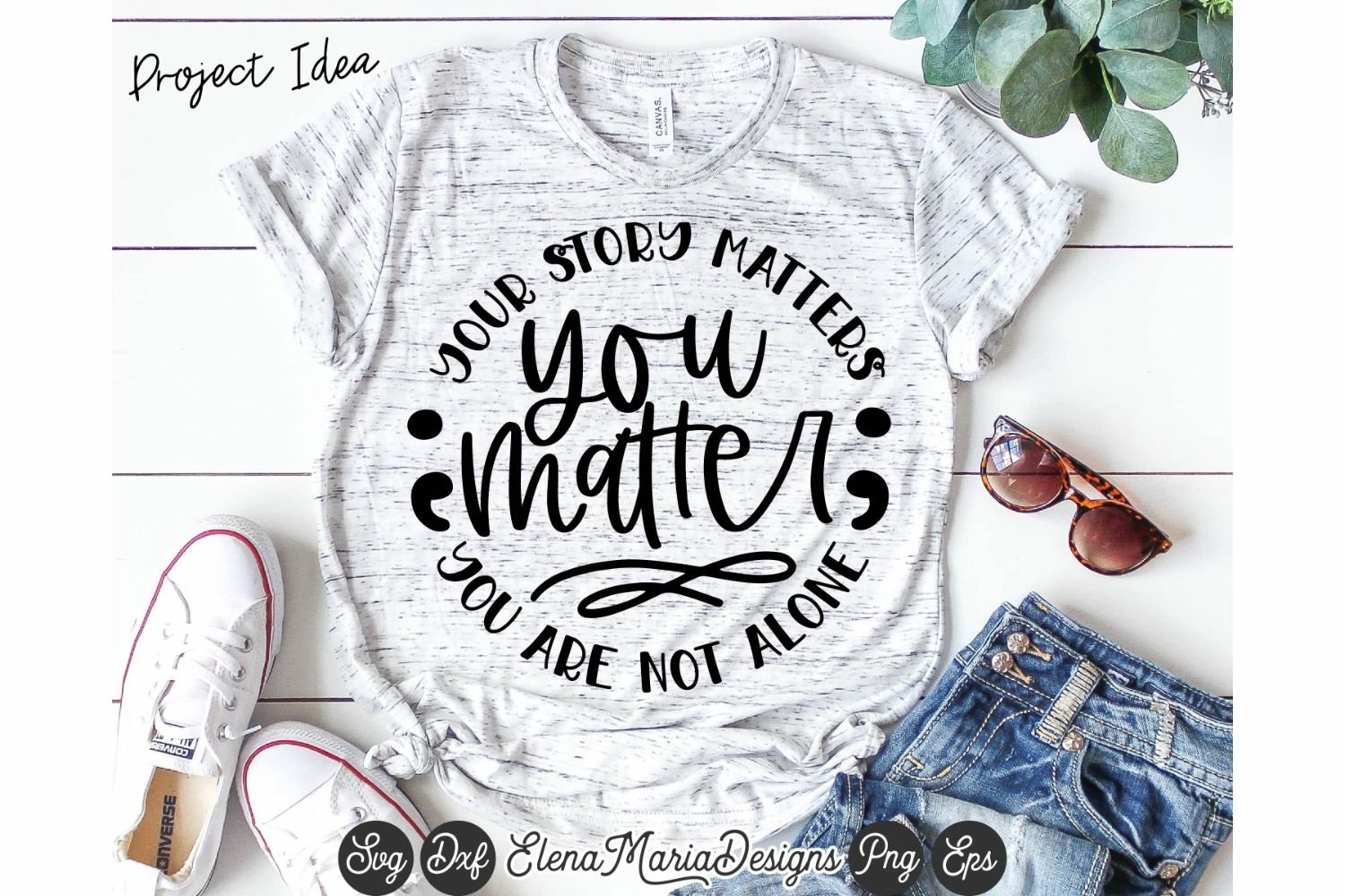 You Matter SVG Semi Colon Project Cut File Inspirational Svg (361662 ...