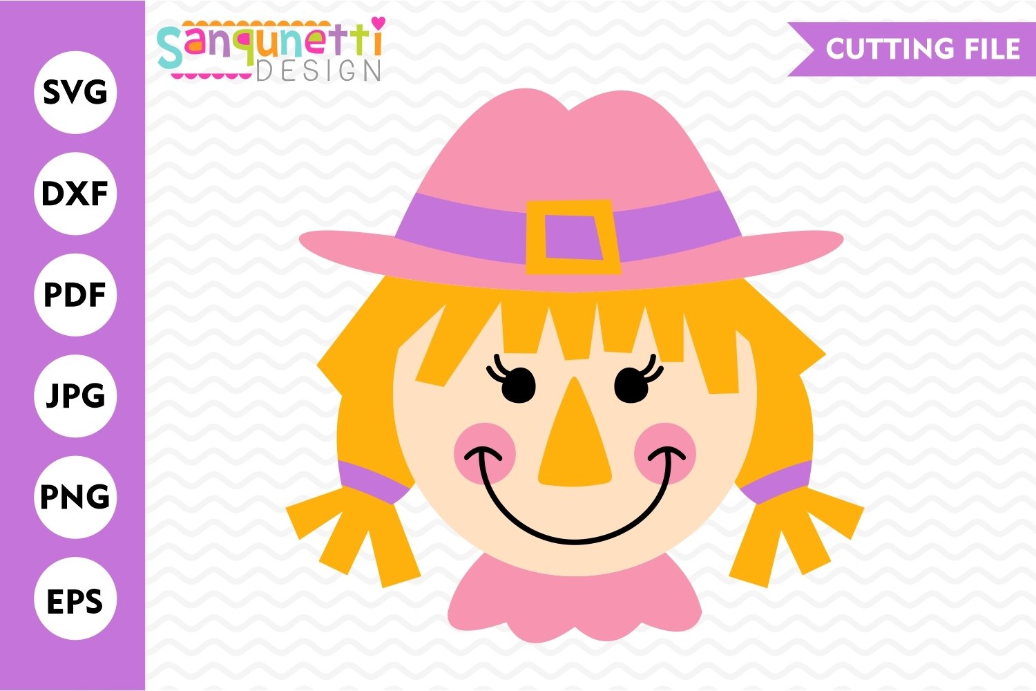 Fall scarecrow girl svg, autumn cut file (327213) | Cut Files | Design ...