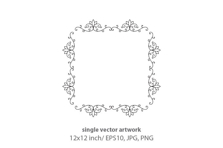 Scroll Frame (726186) | Illustrations | Design Bundles