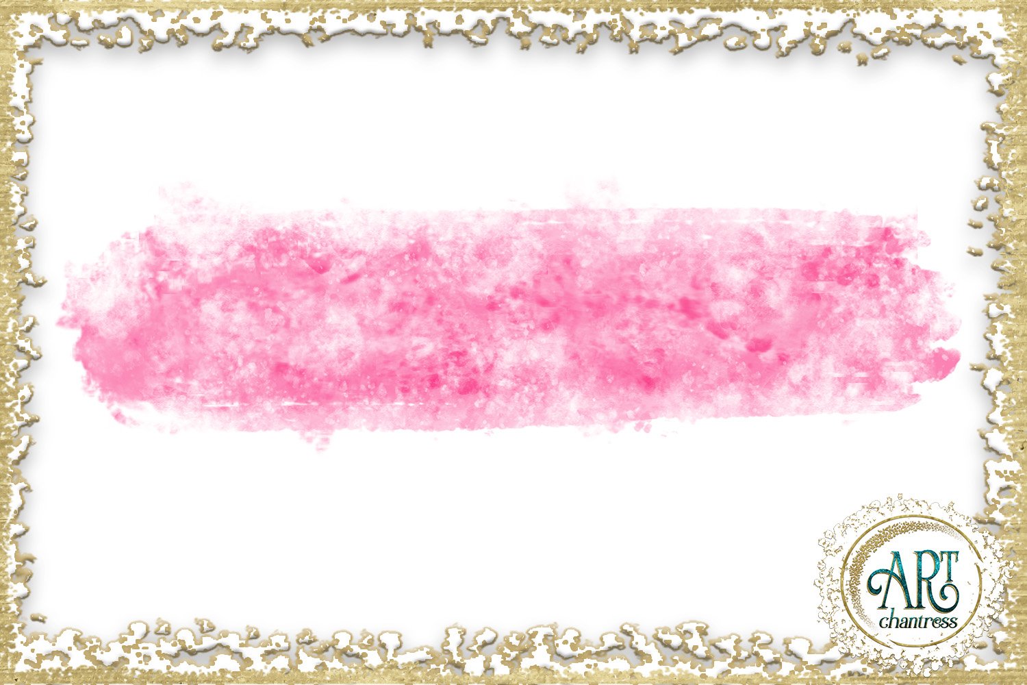 Brush Strokes in American Pink Glitter - Digital Clipart (103525 ...