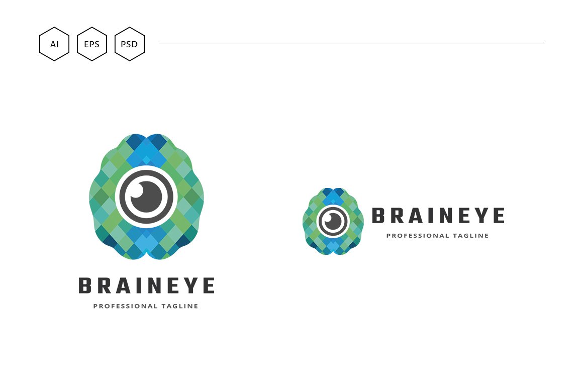 Brain Eye Logo (669357) | Logos | Design Bundles