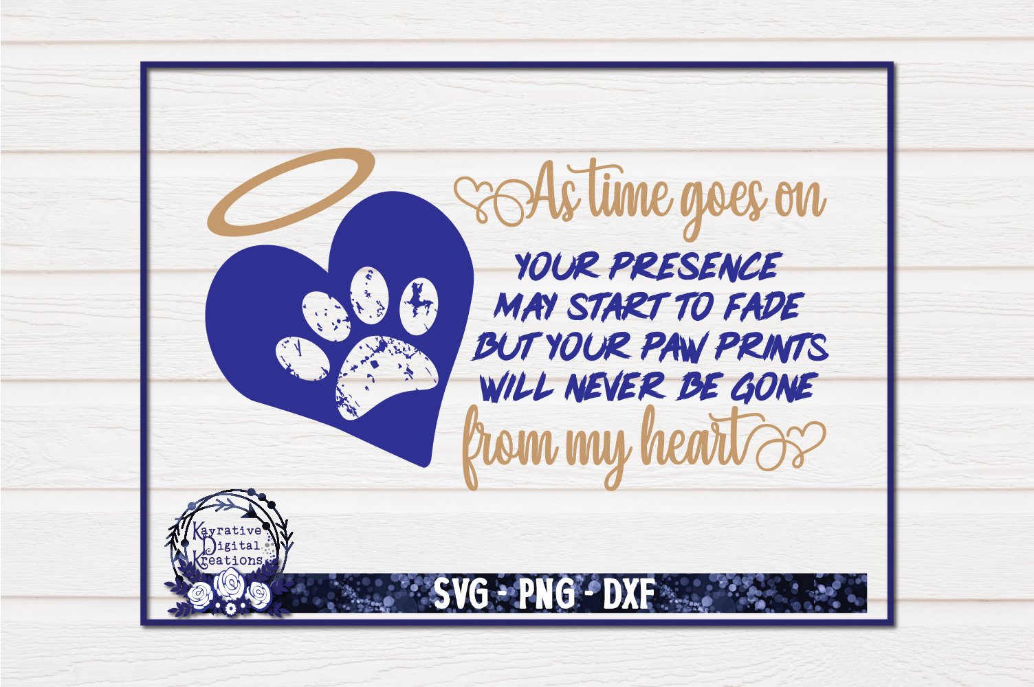 Dog Memorial SVG - A hug from heaven SVG (356980) | SVGs | Design Bundles