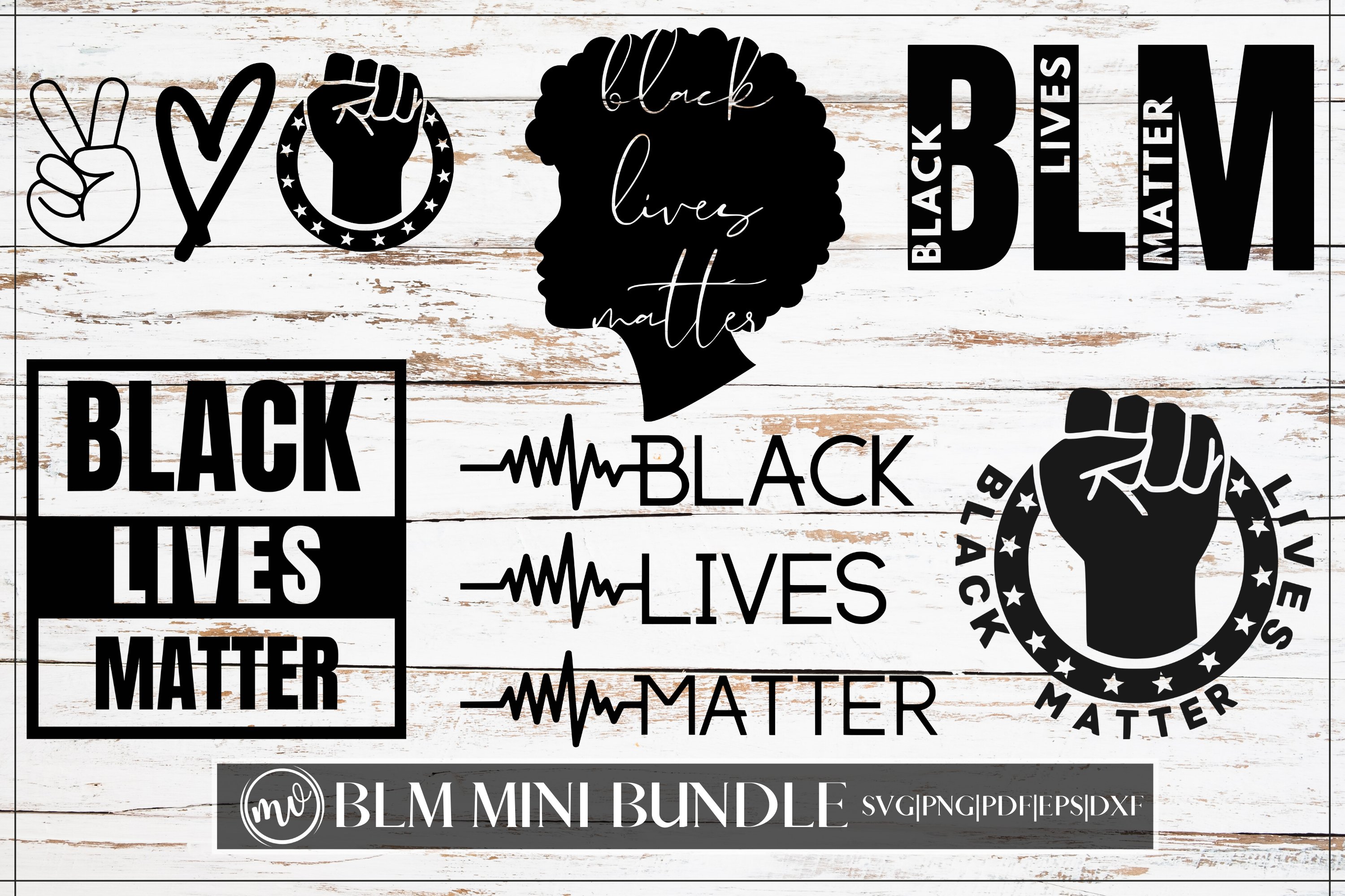 Black Lives Matter Mini SVG Bundle - 6 (767464) | SVGs | Design Bundles