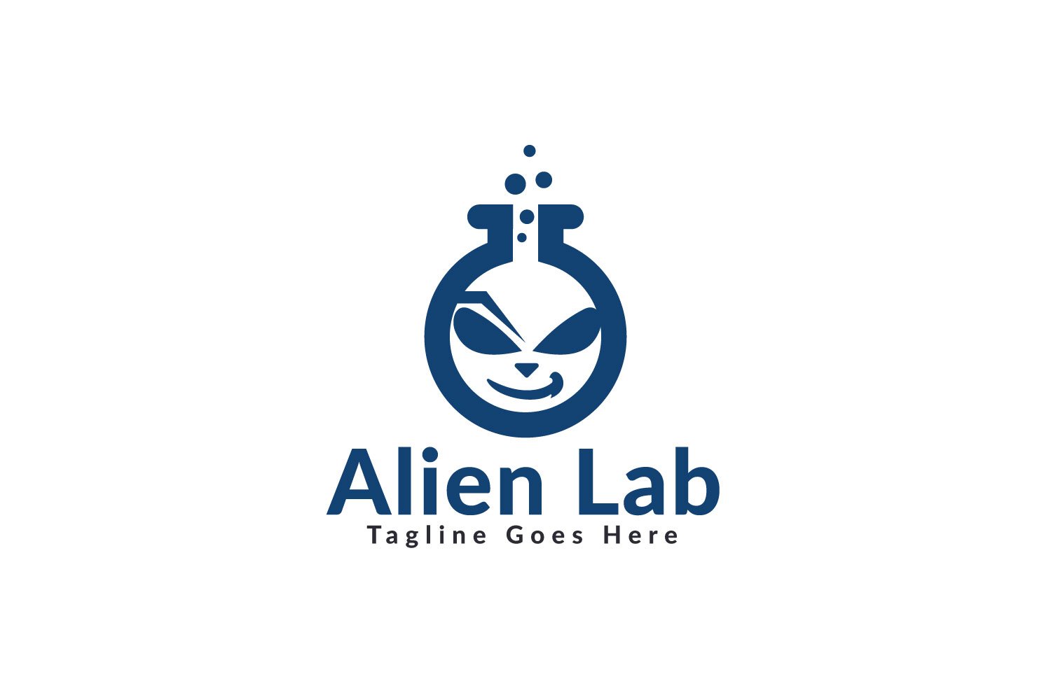 Alien Lab Logo Design. (541836) | Logos | Design Bundles