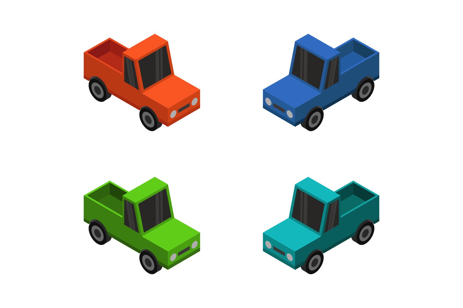 isometric car icon (539667) | Icons | Design Bundles