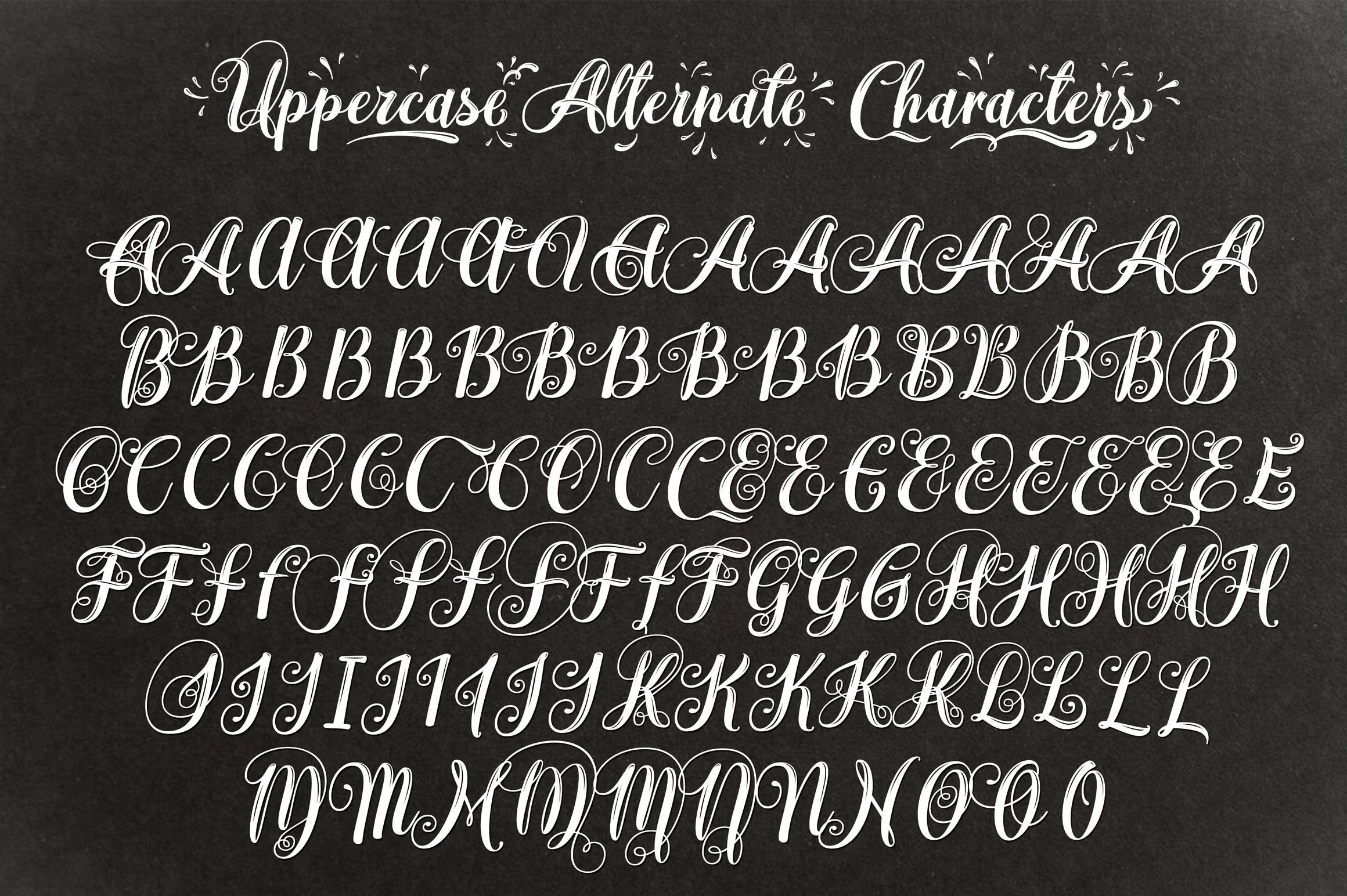 Monogram Script | Full Alphabet Single & Couple Monograms (253348 ...