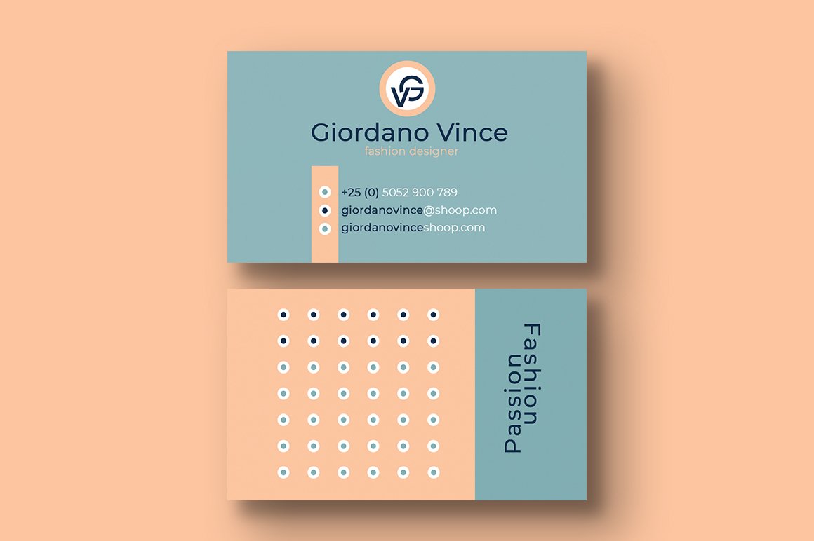 Fashion Designer Business Card (115567) | Business Cards | Design Bundles