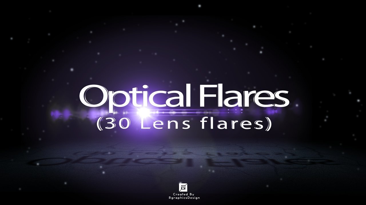 Optical Flares (30 Lens flares) (20130) | Objects | Design Bundles