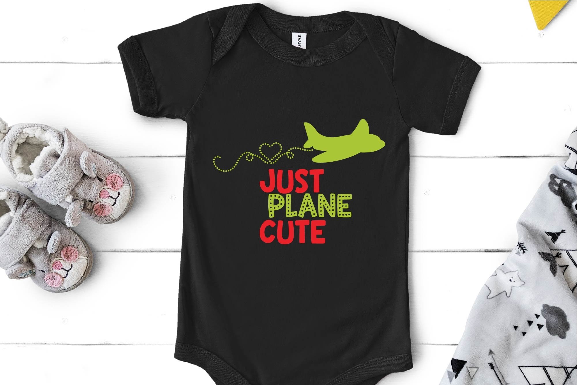 Valentine's Day SVG Just Plane Cute, Airplane Sublimation (407850 ...