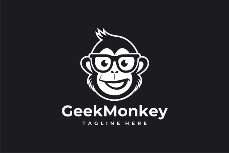 Geek Monkey Logo (678352) | Logos | Design Bundles