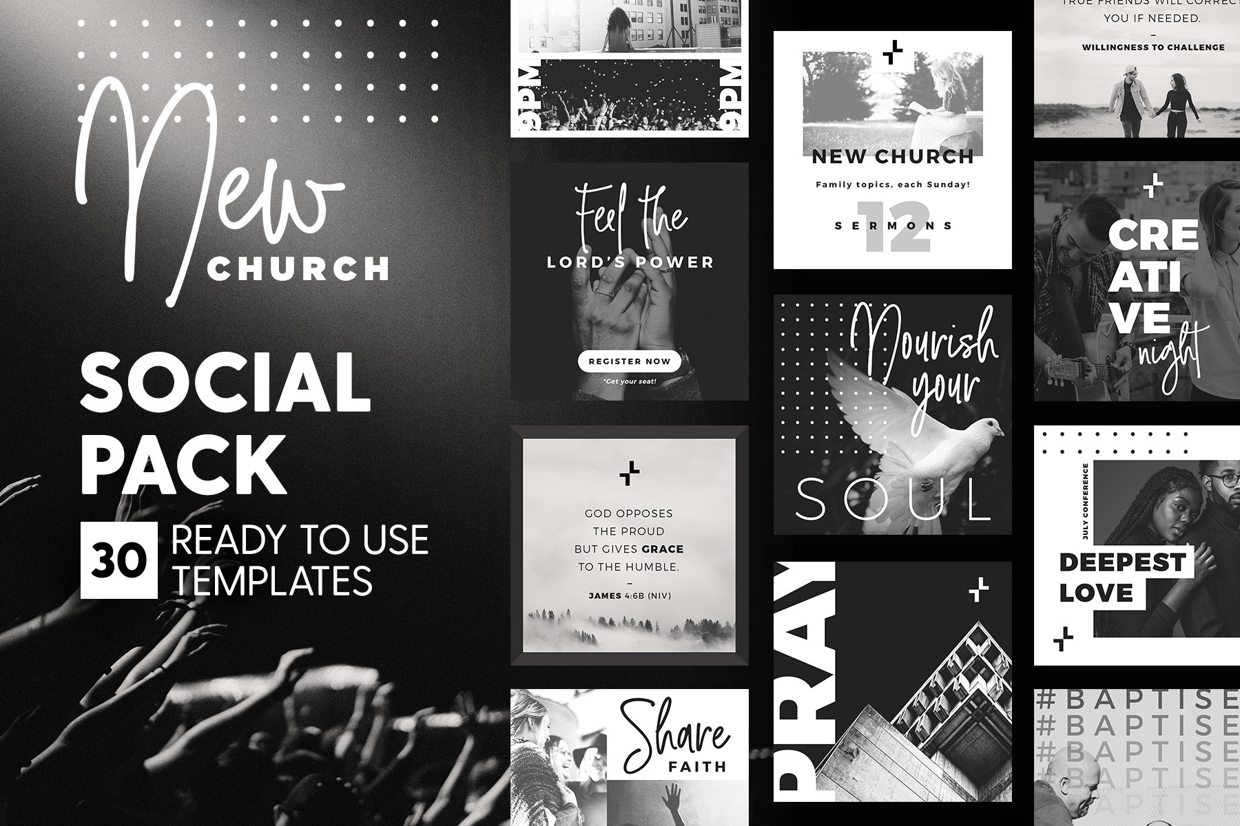 New Church - Social Pack (115387)