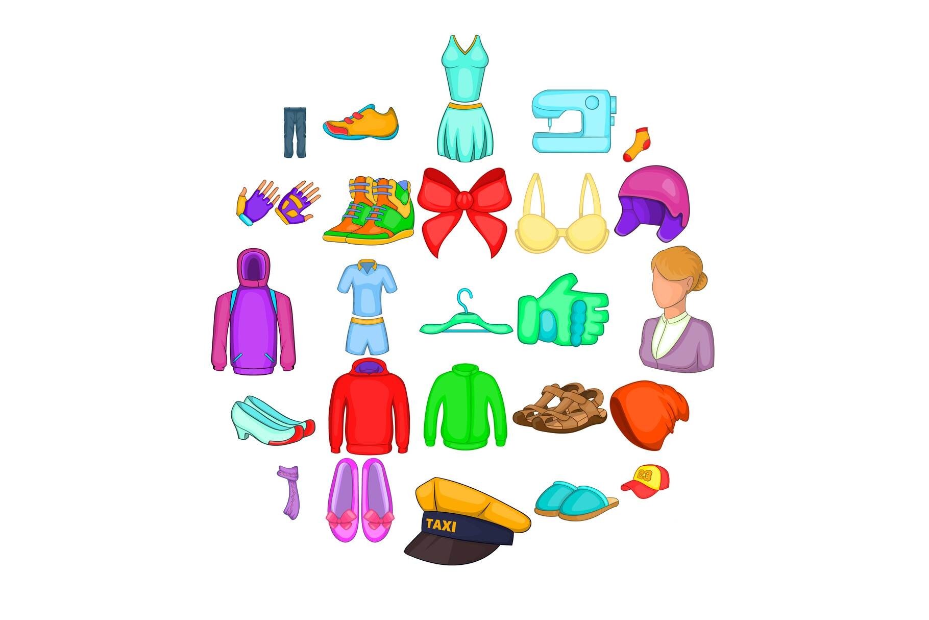 Dandy icons set, cartoon style (508607) | Icons | Design Bundles