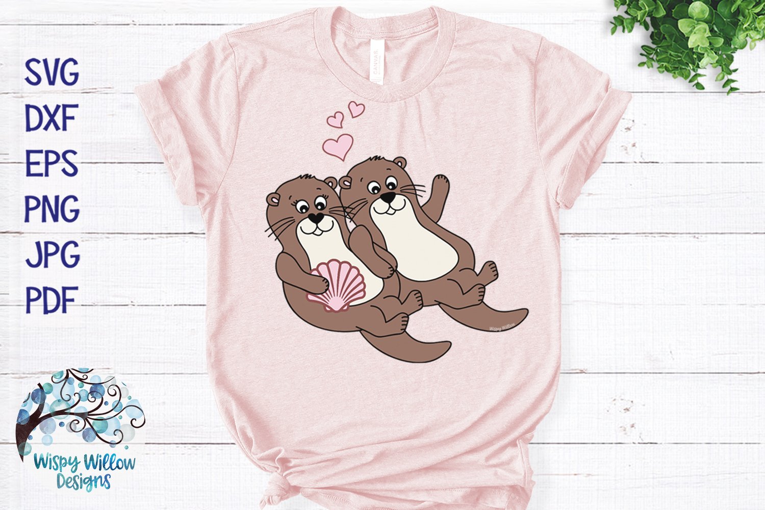 Otter Love SVG and Clipart Bundle | Otter SVG Cut Files (583917) | Cut ...