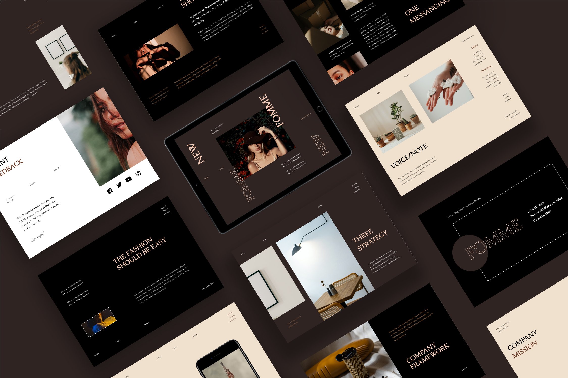 Blogger Media Kit Template