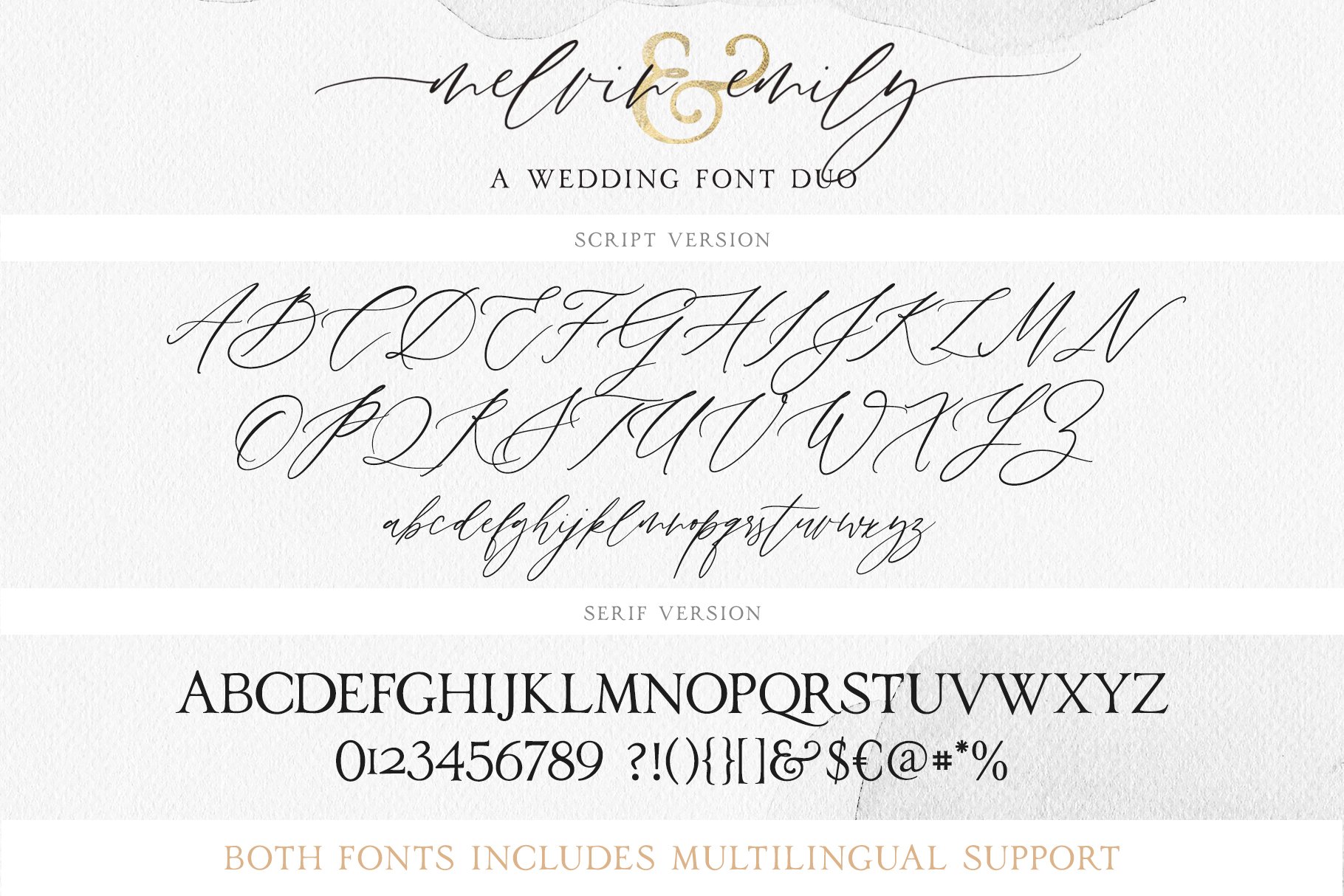 Melvin and Emily Font Duo (103756) | Script | Font Bundles