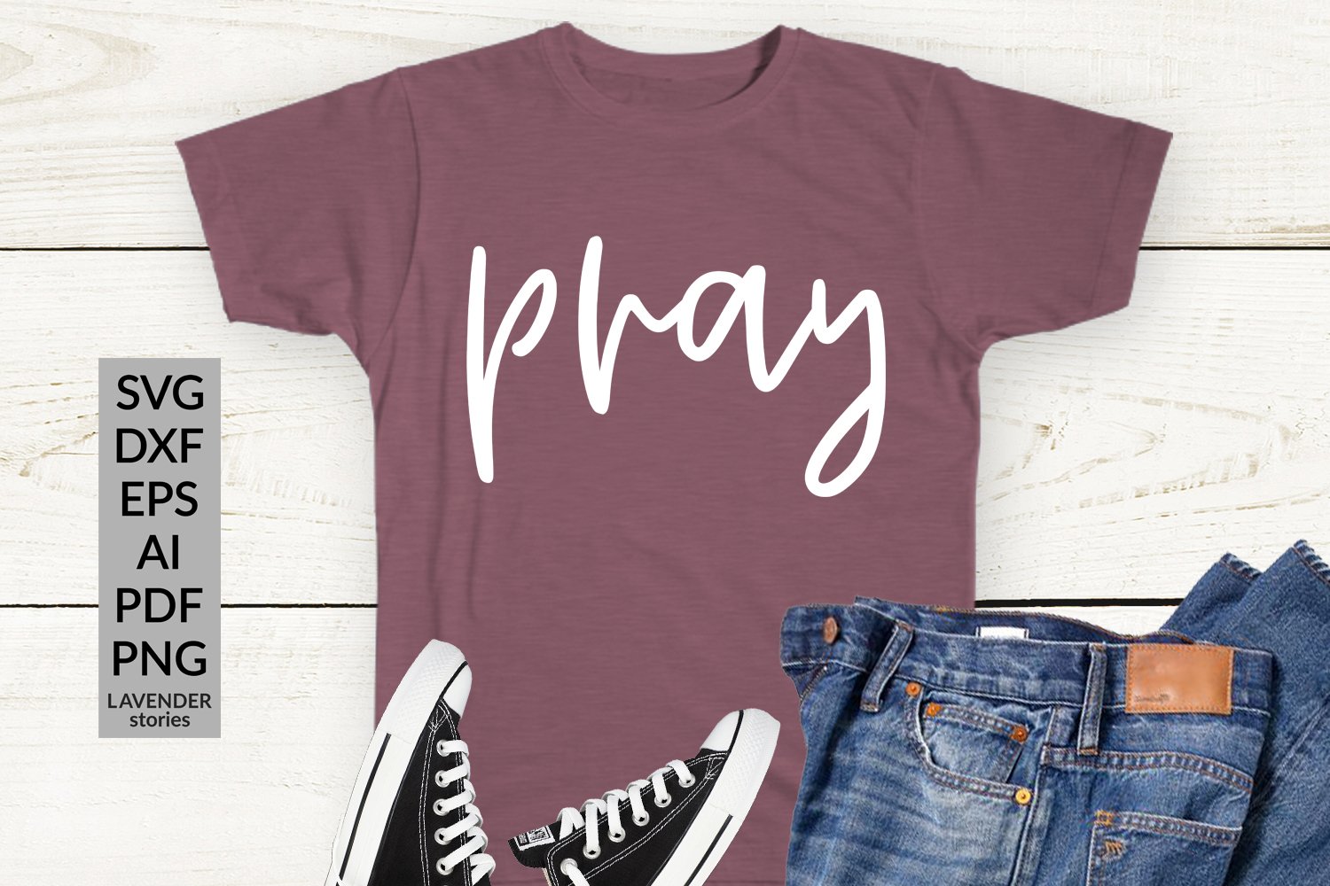 Pray - Christian SVG cut file (269965) | SVGs | Design Bundles