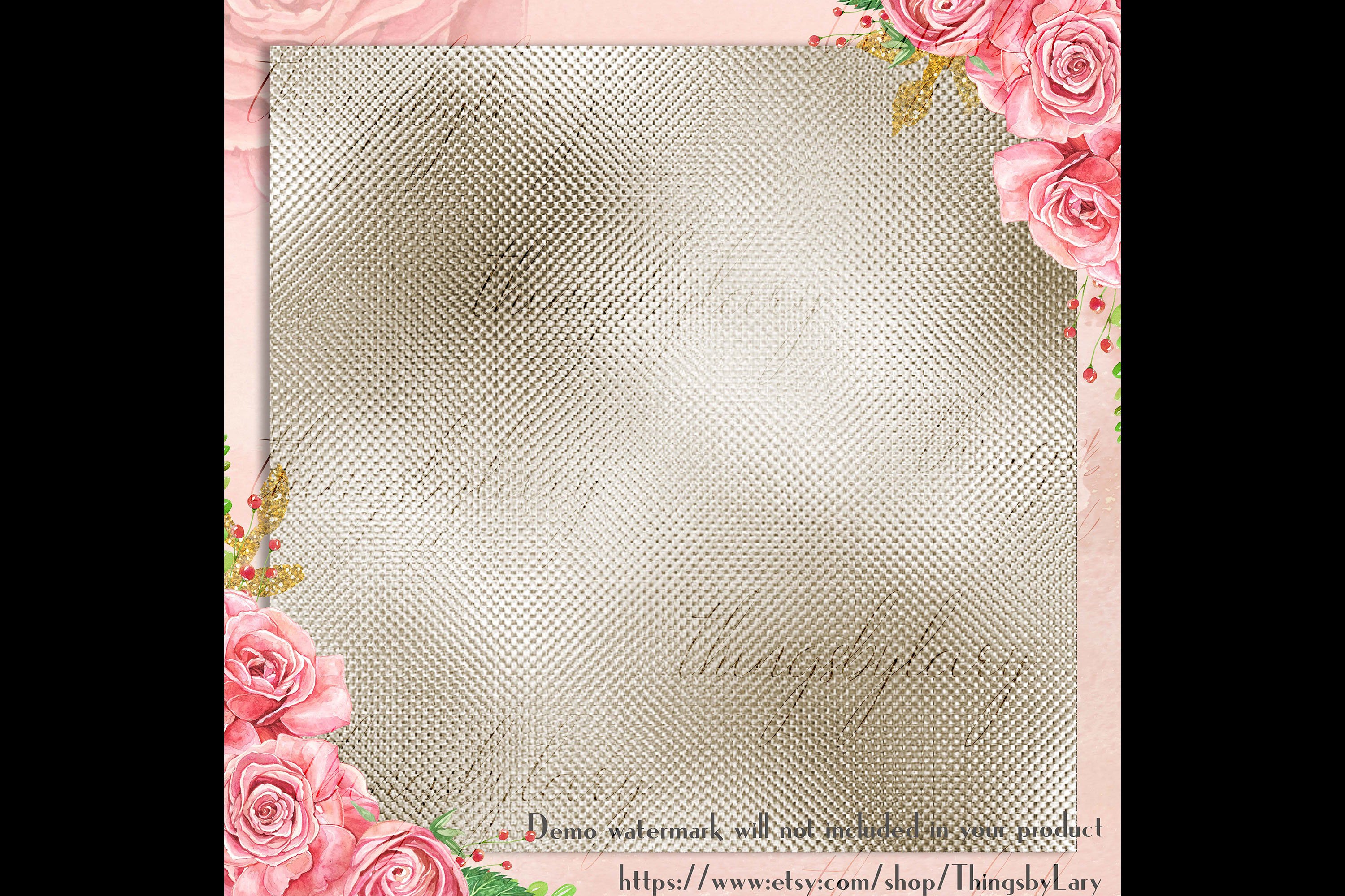 42 Bronze Metallic Texture Digital Papers (134057) | Card Making ...