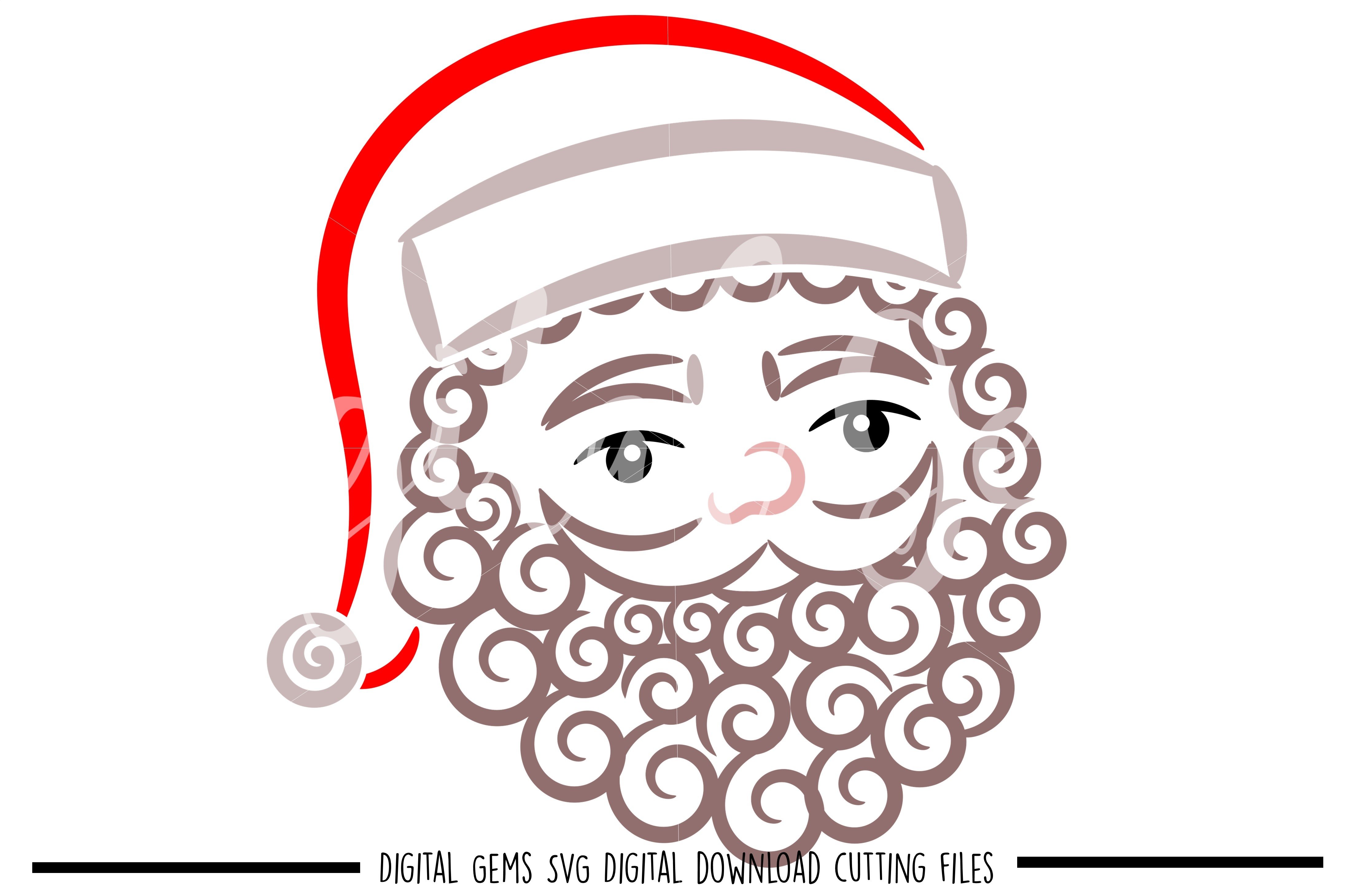 Santa SVG / DXF / EPS / PNG files (43802) | SVGs | Design Bundles