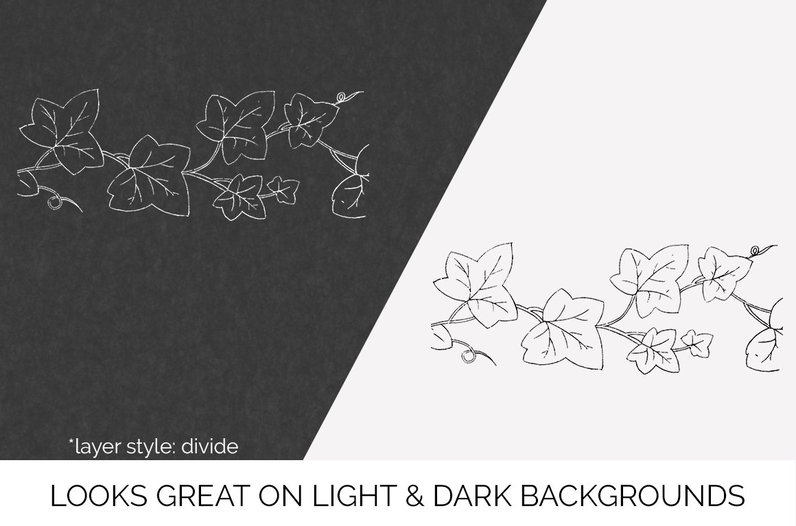 Ivy Leaf - Vintage Plant Engraving (200950) | Illustrations | Design ...