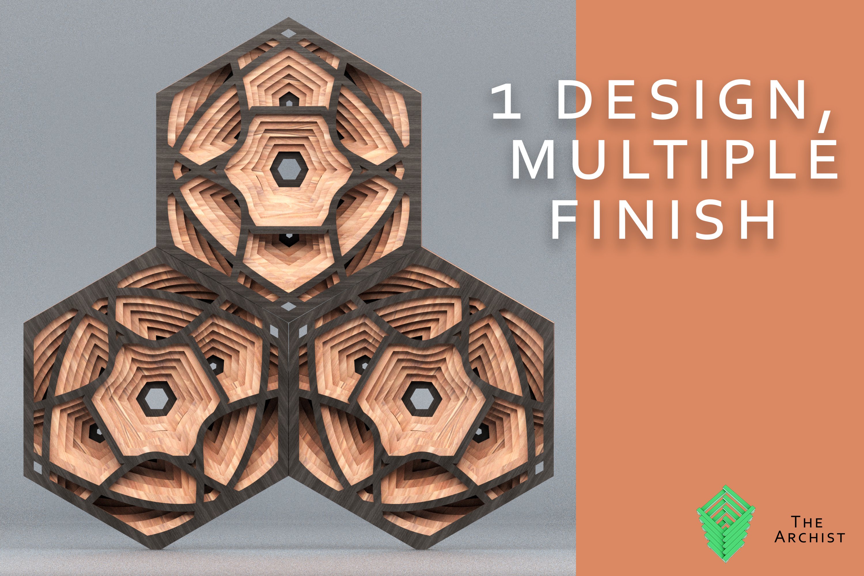 Double sided Hex design (1090665) | Cut Files | Design Bundles