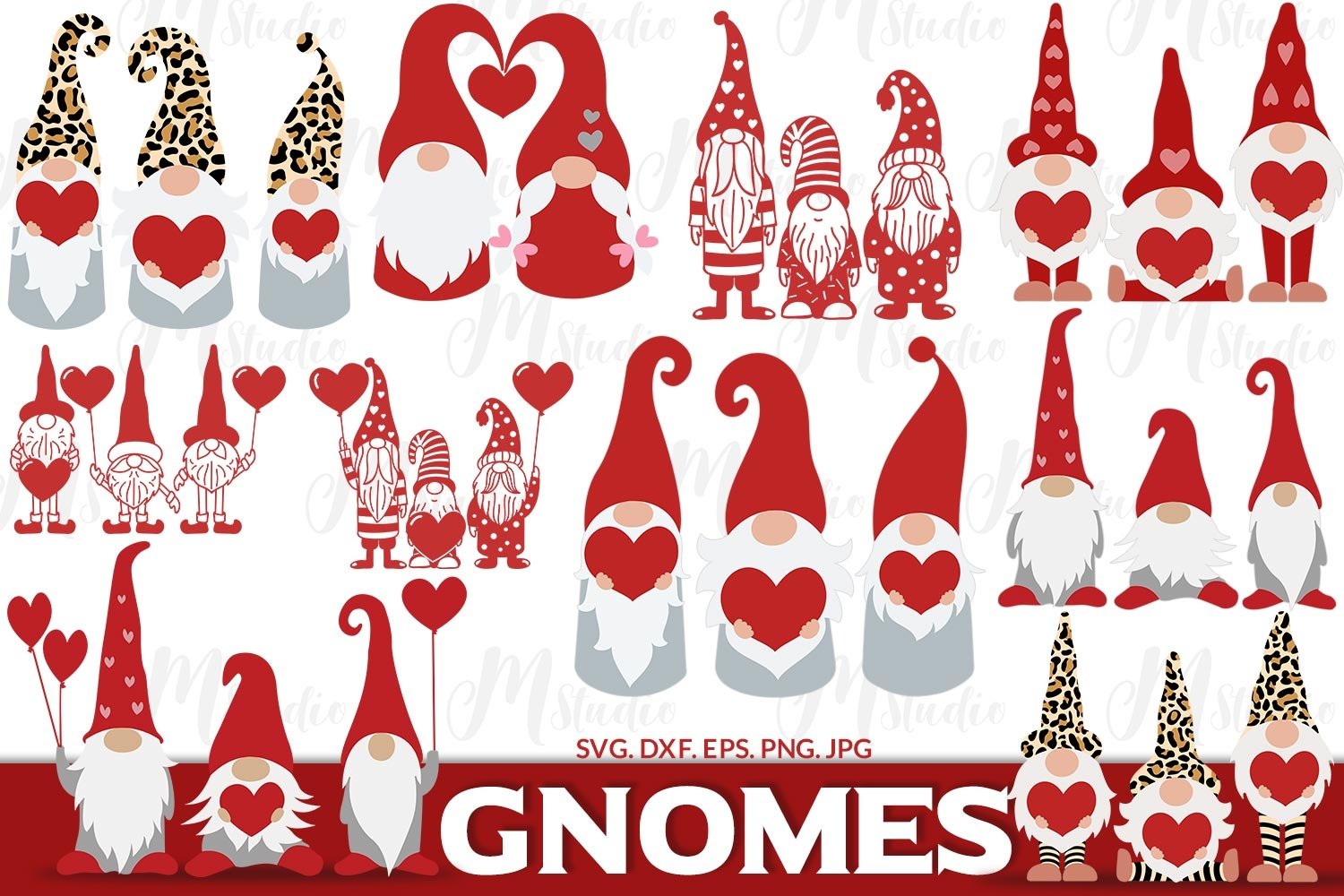 Gnomes svg (1051273) | Cut Files | Design Bundles