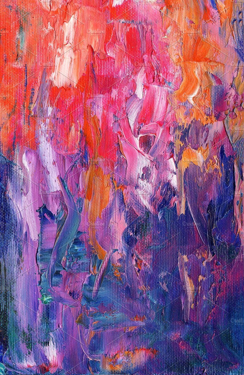 5 Abstract Oil Paint Textures (67473) | Textures | Design Bundles