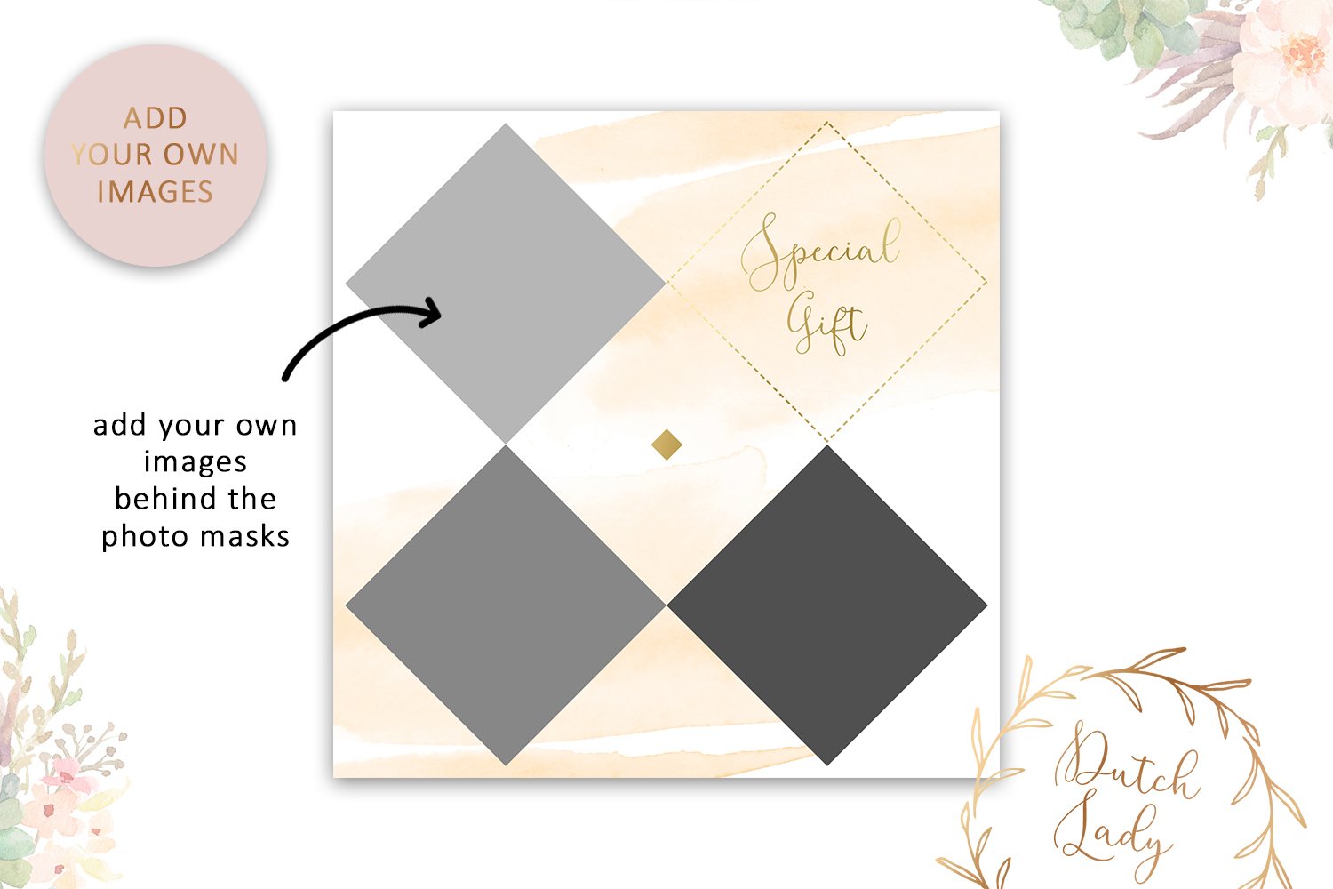 Photo Gift Card Template for Adobe Photoshop - #41 (67131) | Card and ...