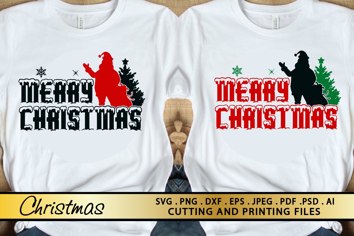Christmas SVG PNG EPS DXF Files For Cutting and Printing (786125 ...