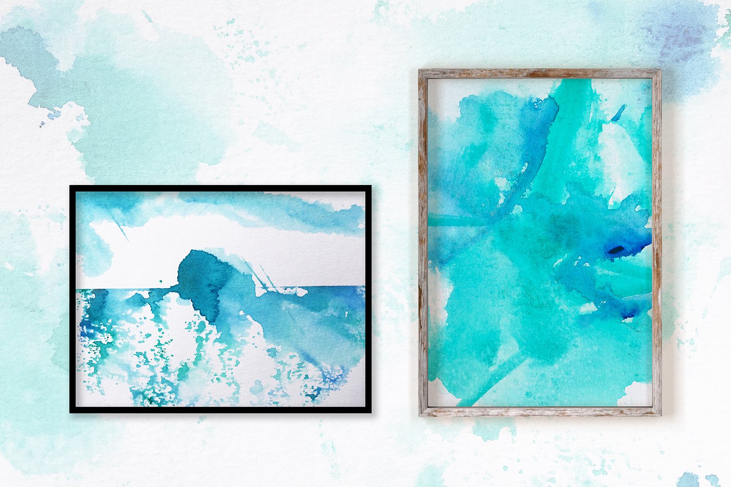 6 Watercolor paper seamless Patterns (693543) | Backgrounds | Design ...