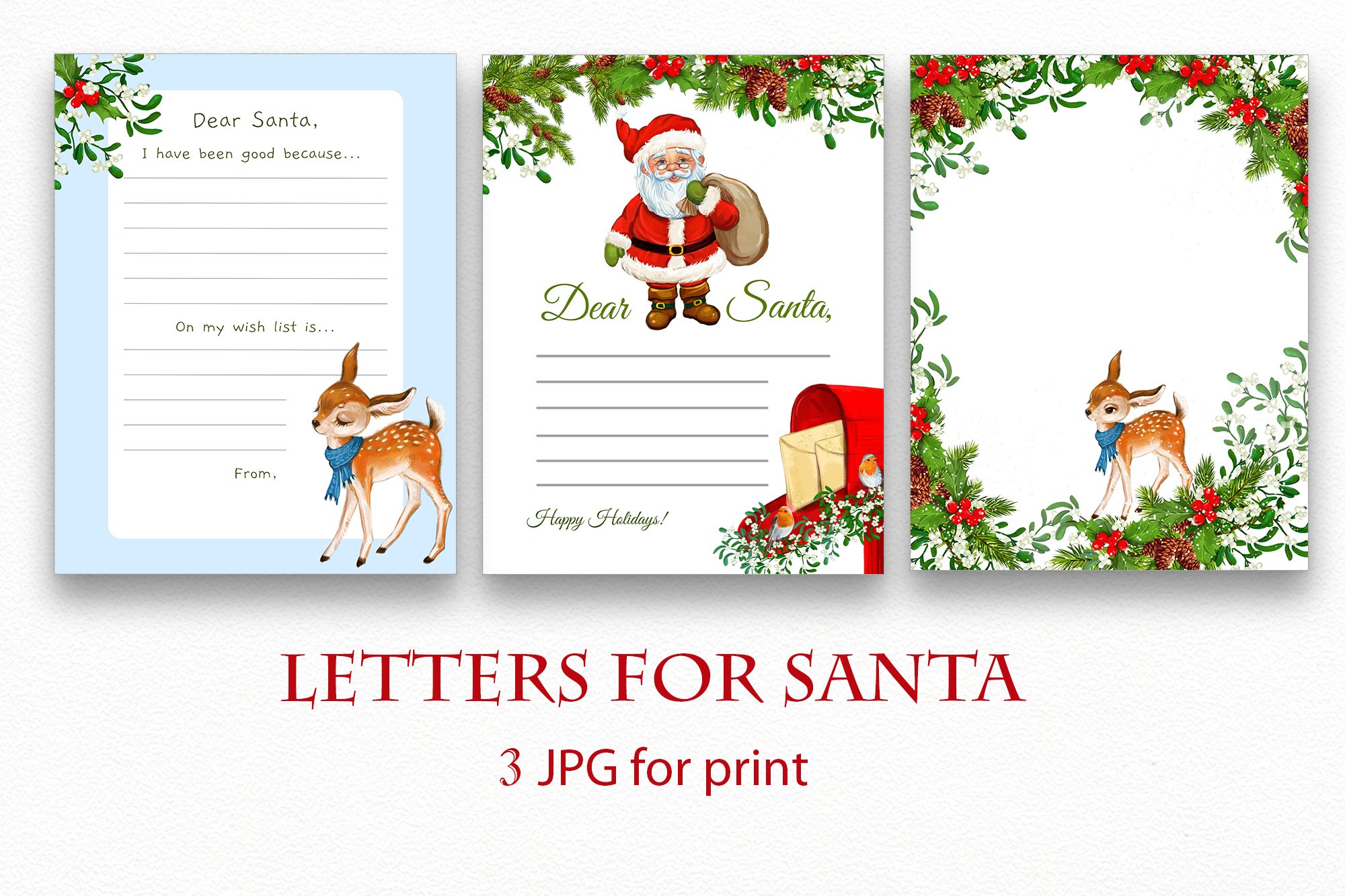 Printable Letters From Santa